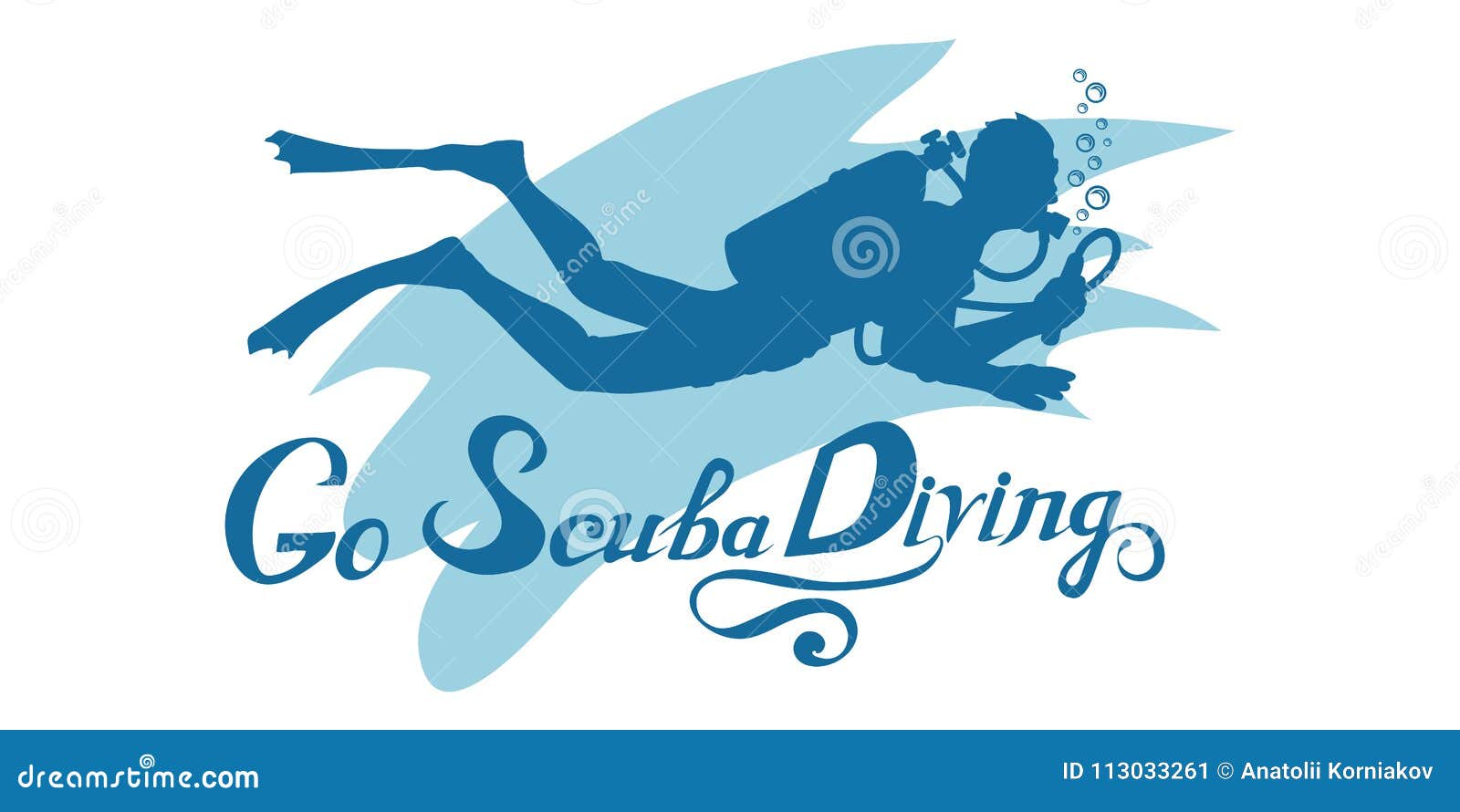 Diving Logo Design Vector Dive Underwater Icon Symbol Template ...