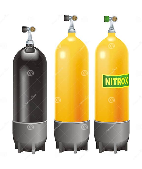Scuba Diving Tanks stock vector. Illustration of marine - 19046665