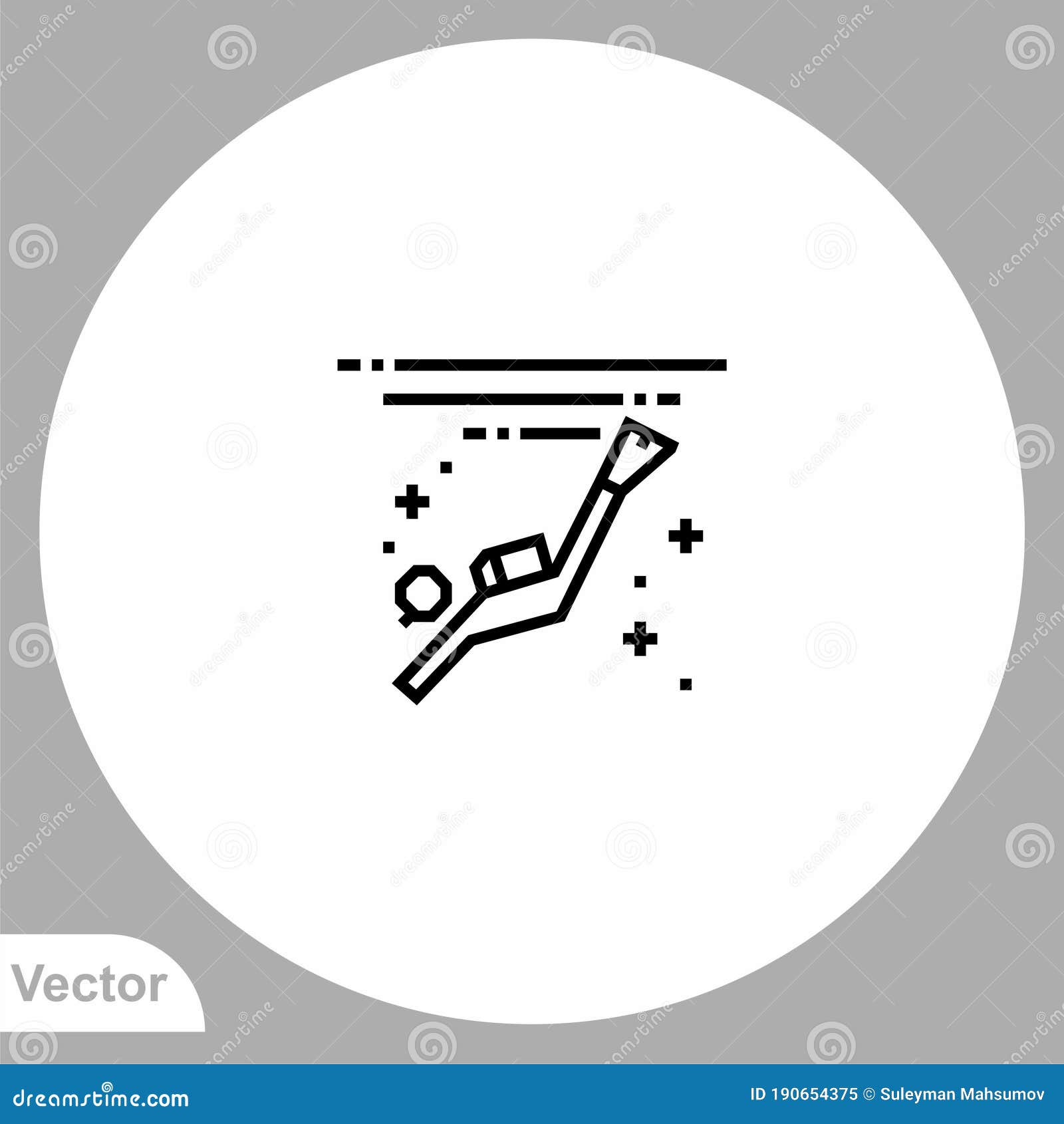 Scuba Diving Vector Icon Sign Symbol Stock Vector - Illustration of ...
