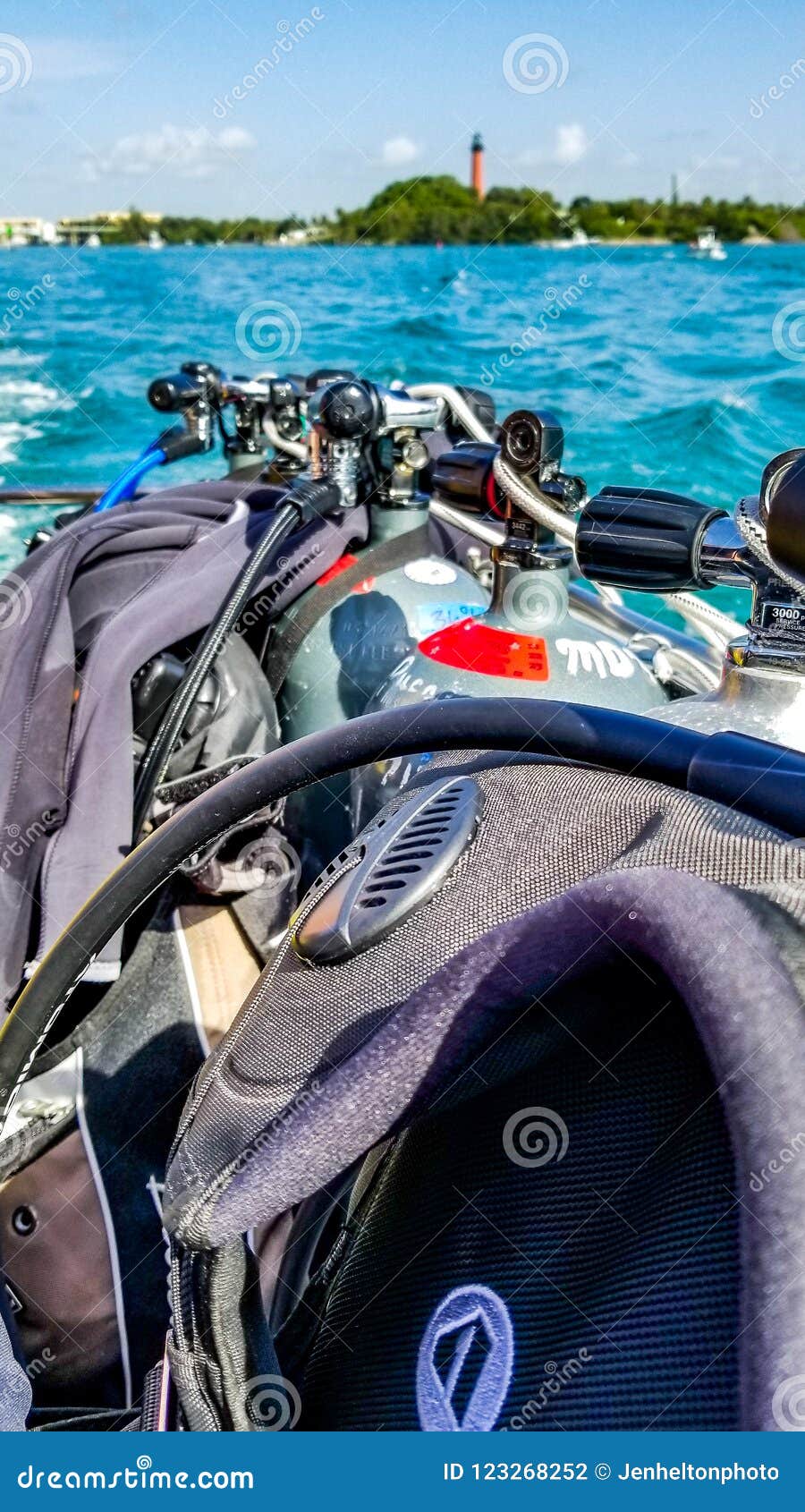 Scuba gear on dive boat editorial photography. Image of scuba - 123268252