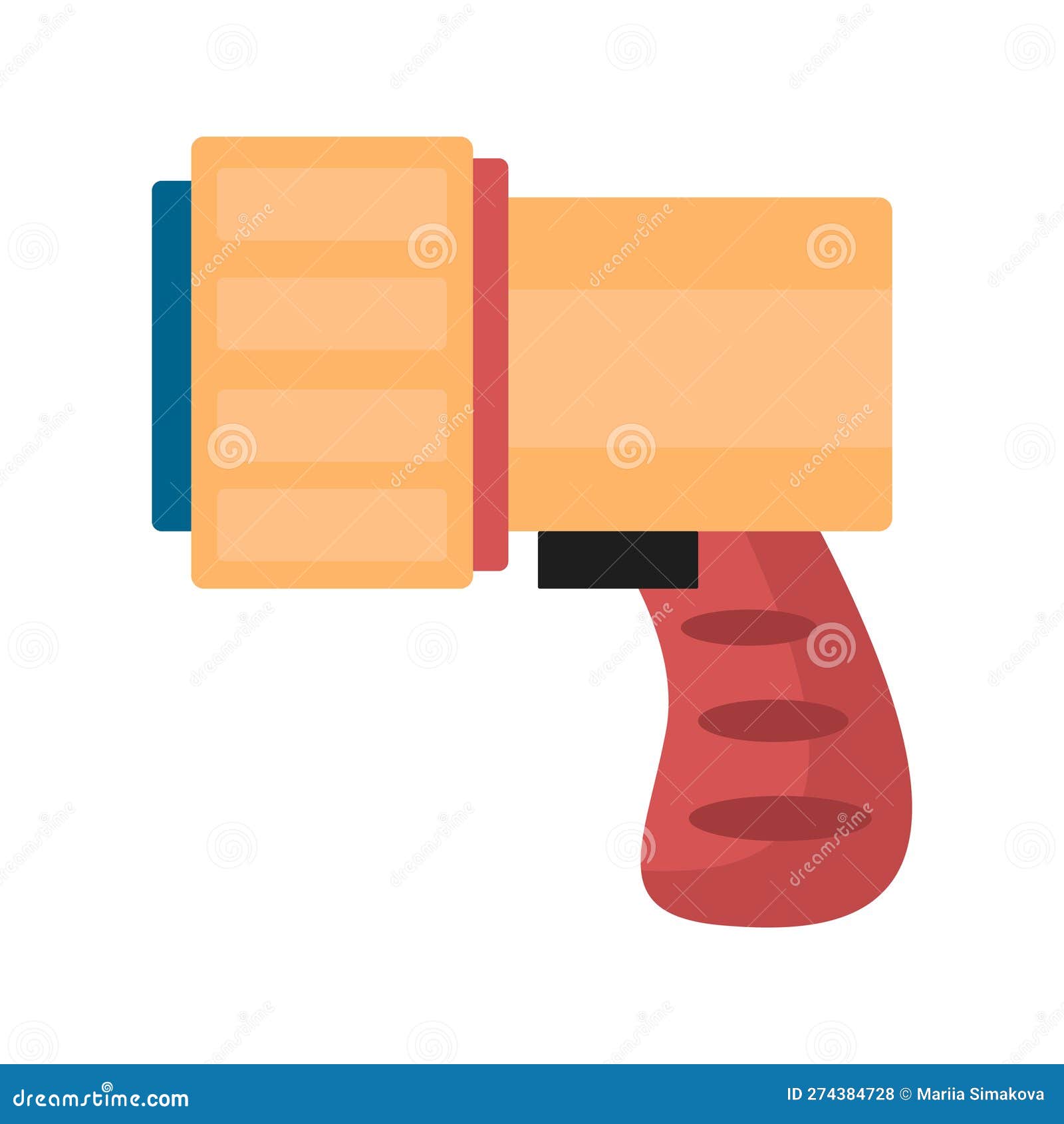 Scuba Regulator Illustration in Color Cartoon Style. Editable Vector ...