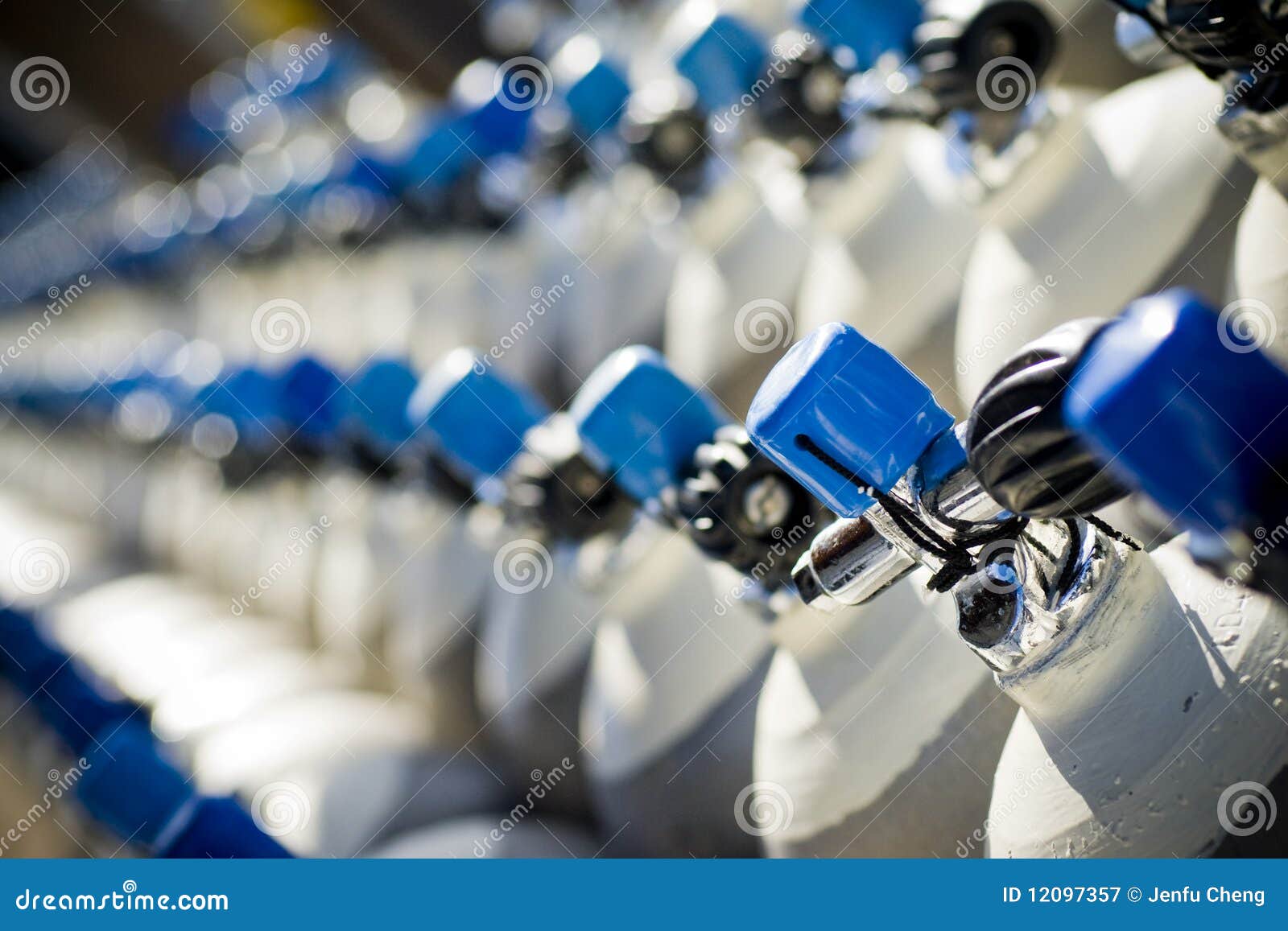 SCUBA Tanks stock image. Image of horizontal, diving - 12097357