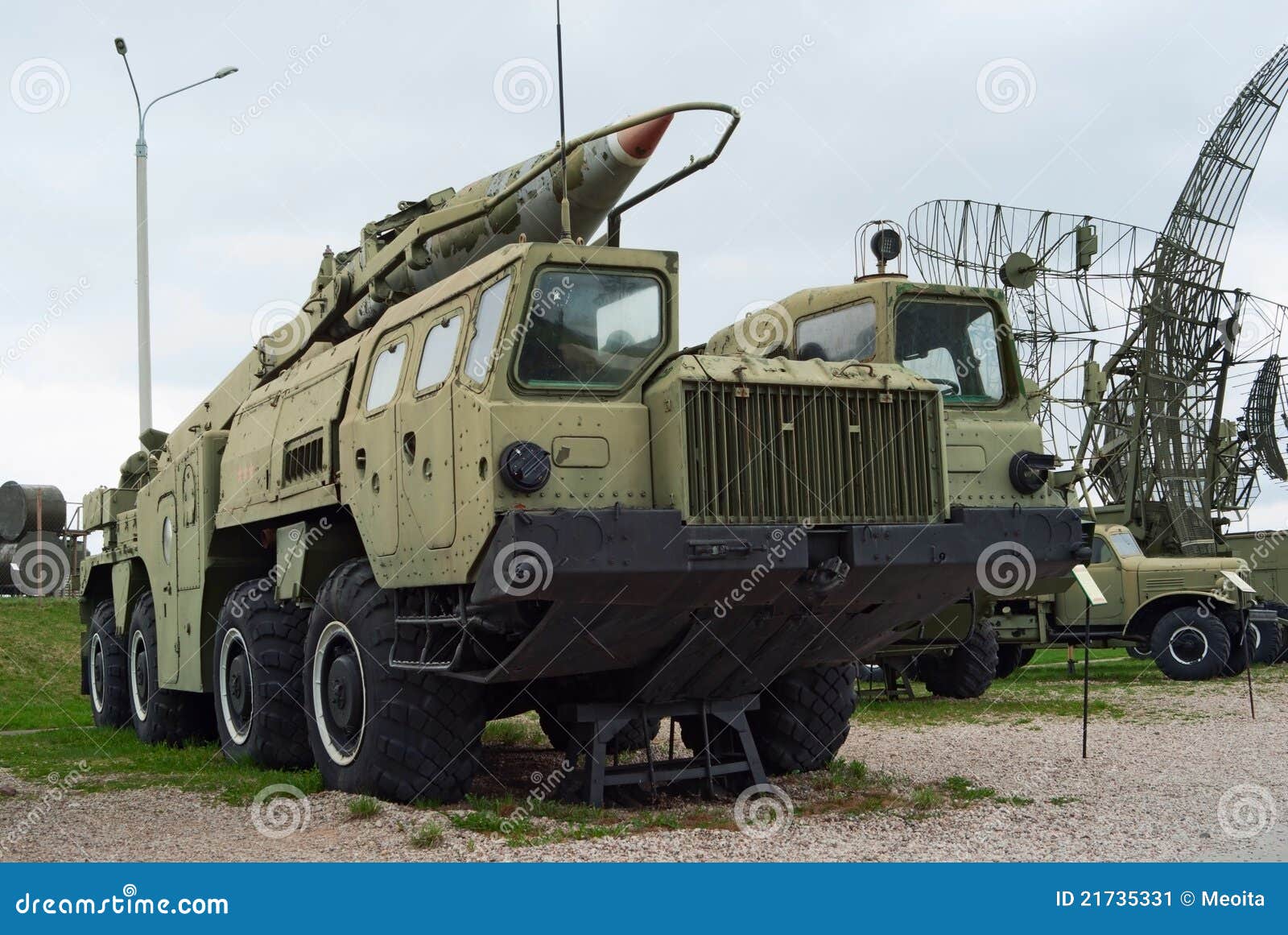 Scud missile complex stock image. Image of complex, mobile - 21735331