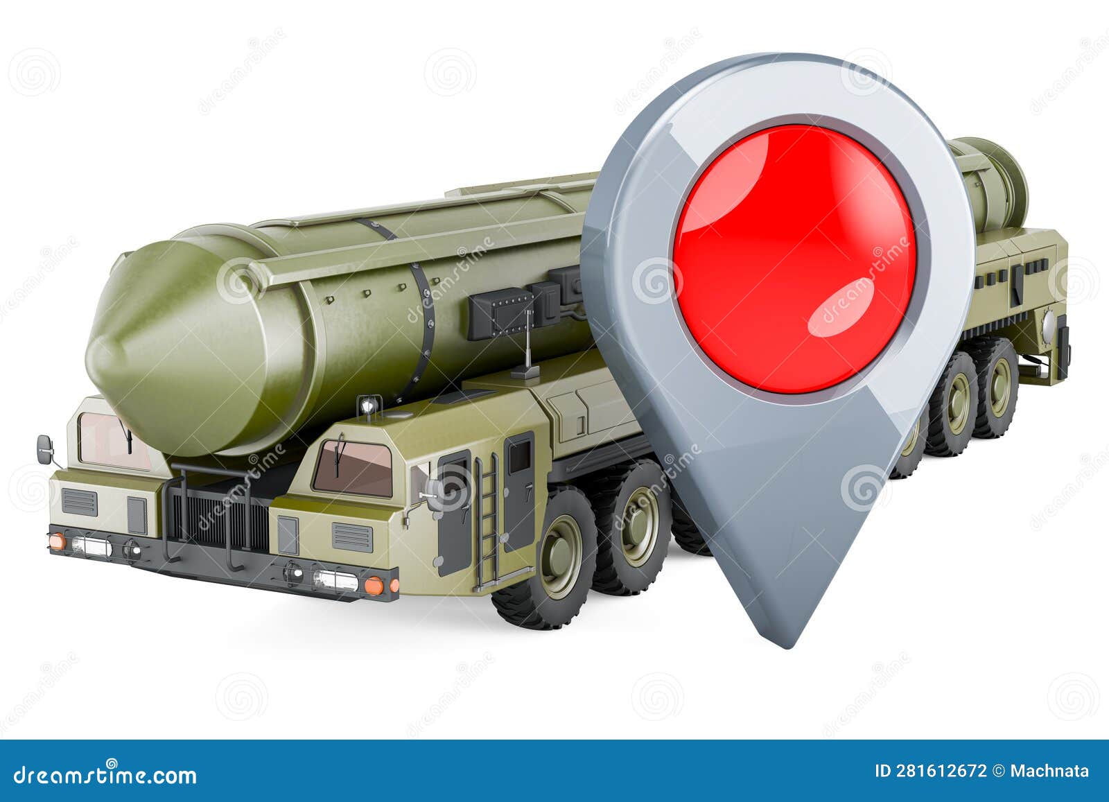 Scud Missile, Mobile Short-range Ballistic Missile System With Map ... Scud Missile, Mobile Short-range Ballistic Missile System With Map ...