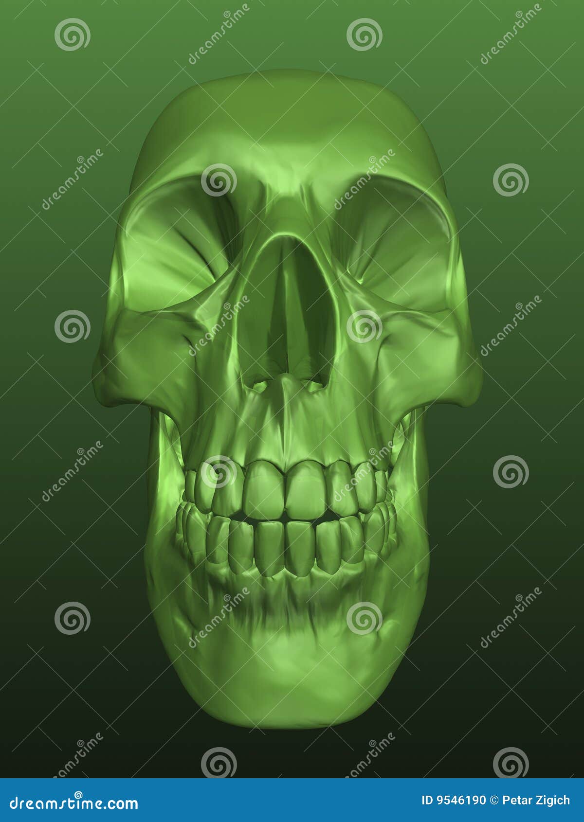 Scull 3d stock illustration. Illustration of life, homicide - 9546190