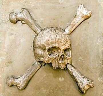 Scull and bones stock image. Image of engraved, tombstone - 1954673