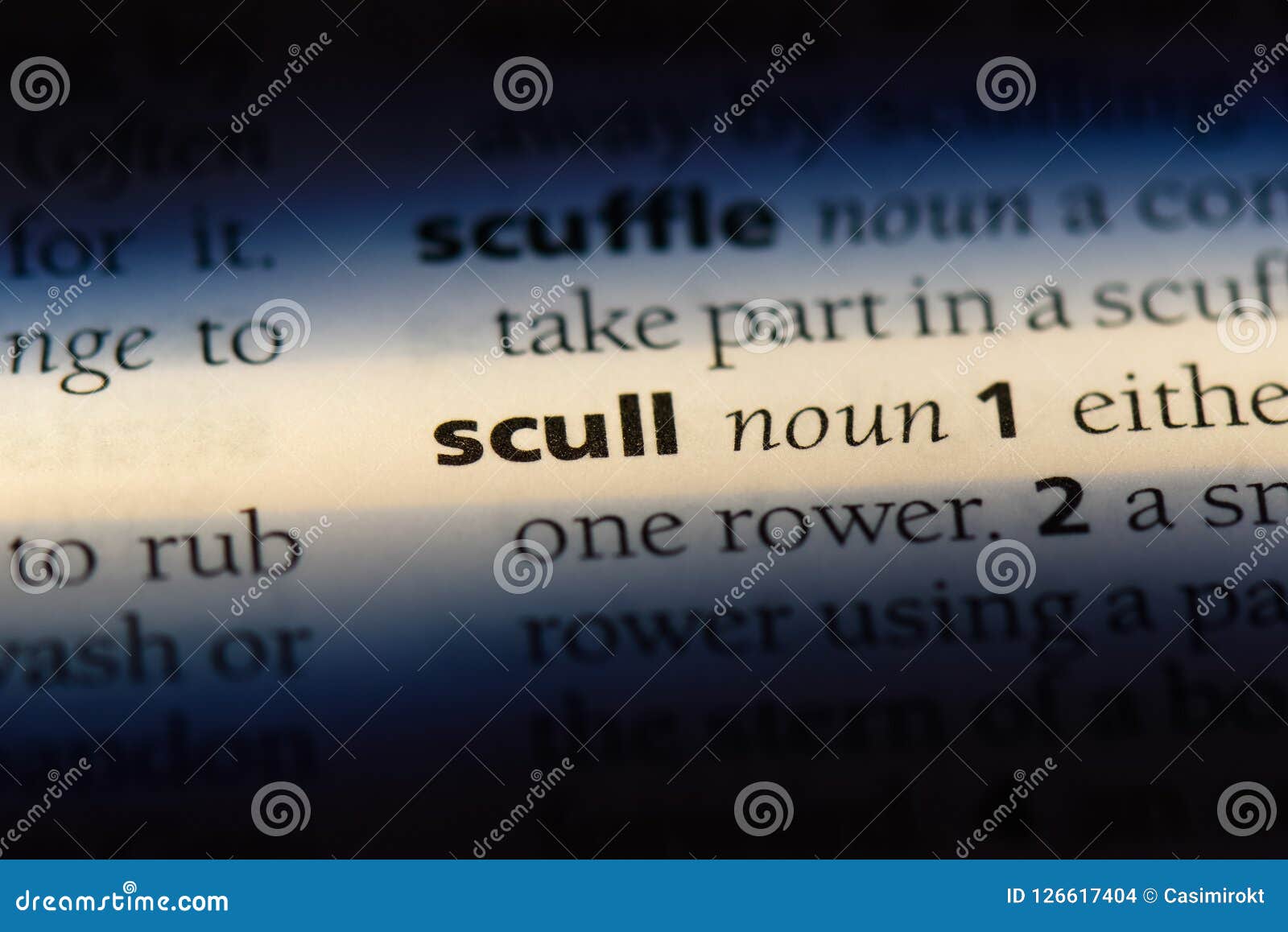 Scull stock photo. Image of closeup, printed, definition - 126617404