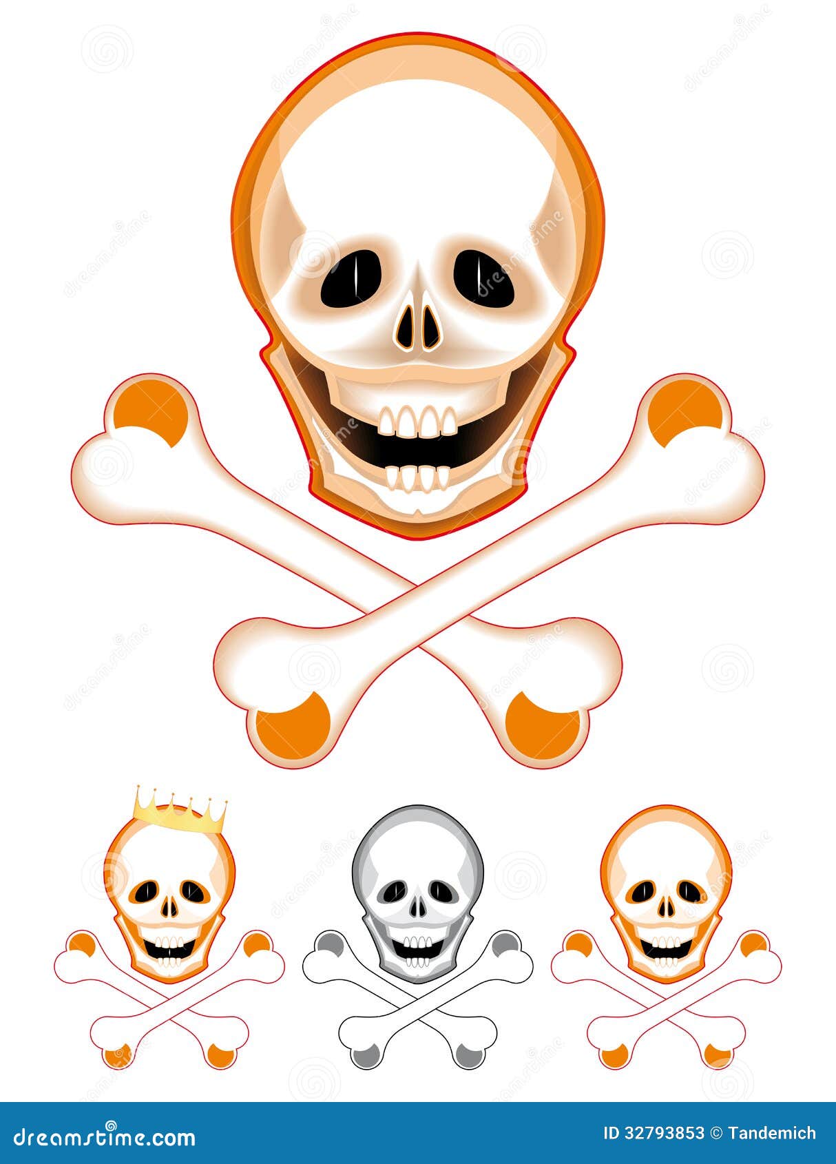 Scull stock illustration. Illustration of teeth, head - 32793853
