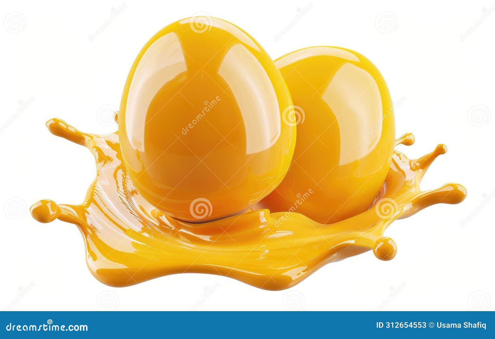 Sculpting the Perfect Yolk Isolated on White Background, Stock Image ...