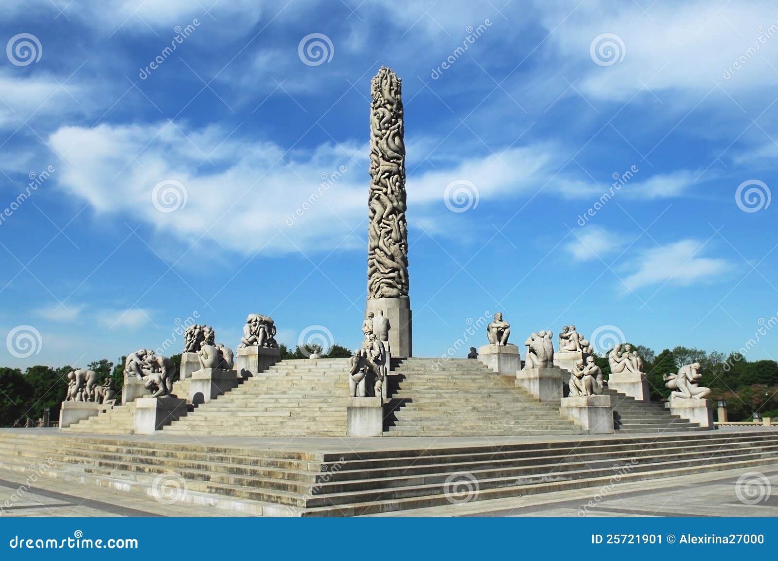 Monolith Obelisk In White Carrara Marble Dedicated To Mussolini Located ...