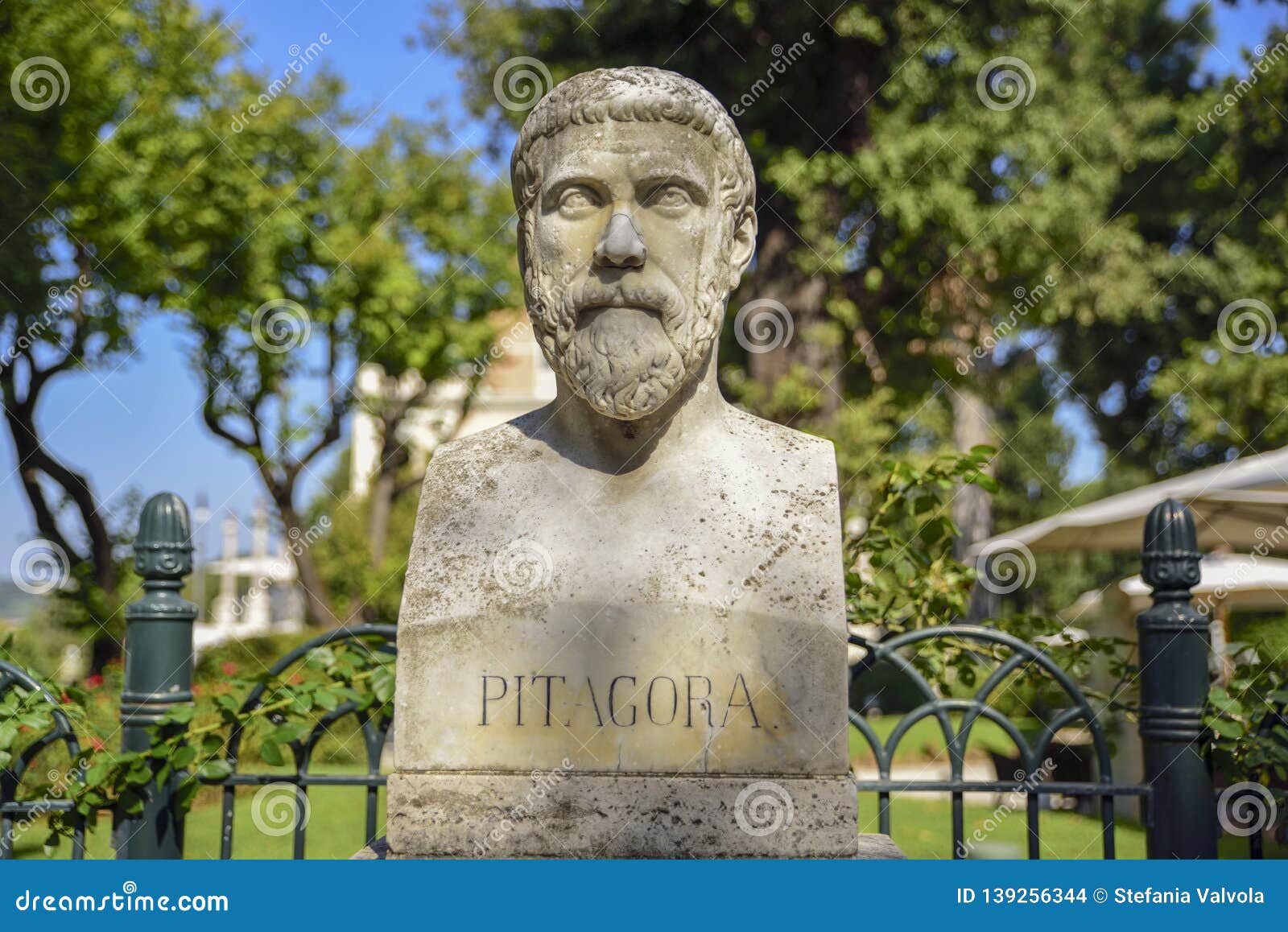 Sculptural Representation of Pythagoras Pitagora, Greek Philosopher and ...