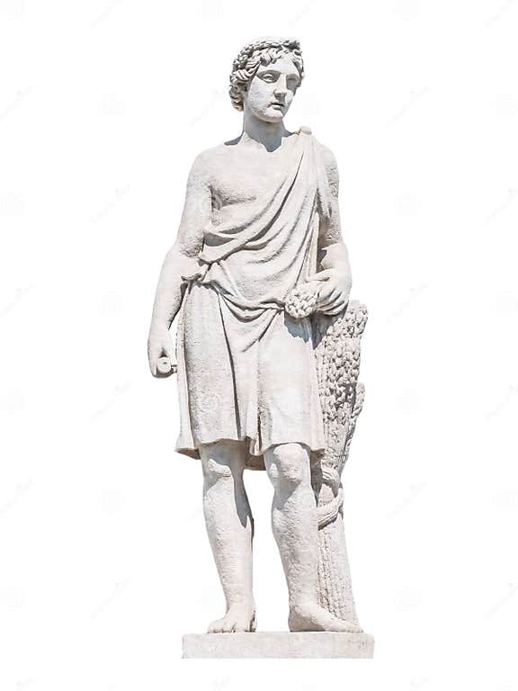 Sculpture of the Ancient Greek God Adonis Stock Image - Image of ...