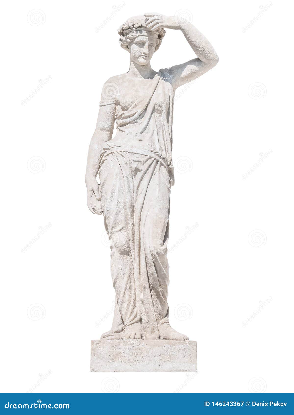 Sculpture of the Ancient Greek God Ceres Stock Image - Image of ...