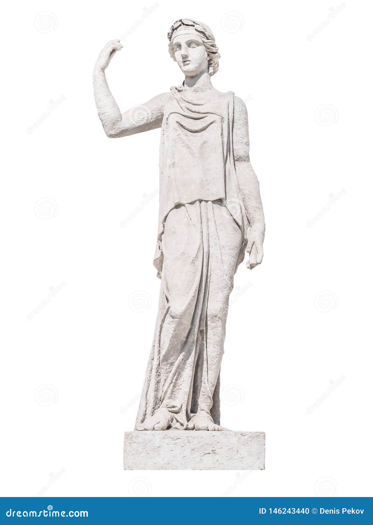 Sculpture of the Ancient Greek God Psyche Stock Photo - Image of christ ...