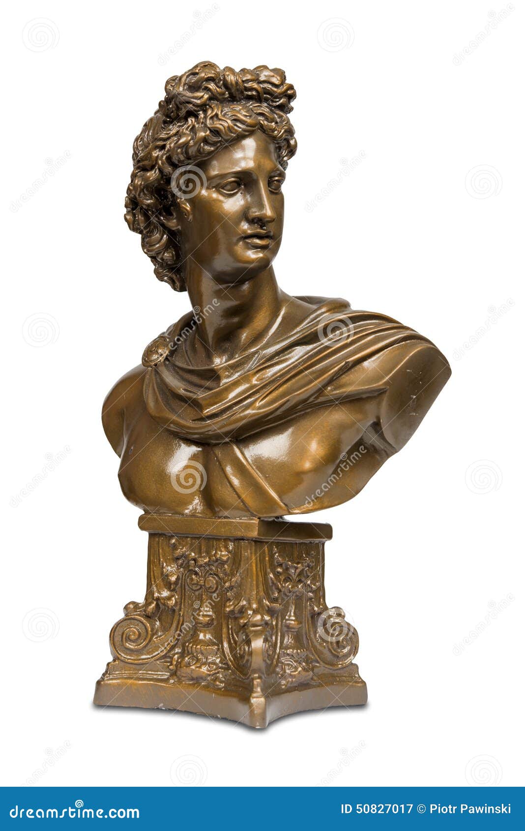 Sculpture of Apollo stock image. Image of isolated, mythology - 50827017