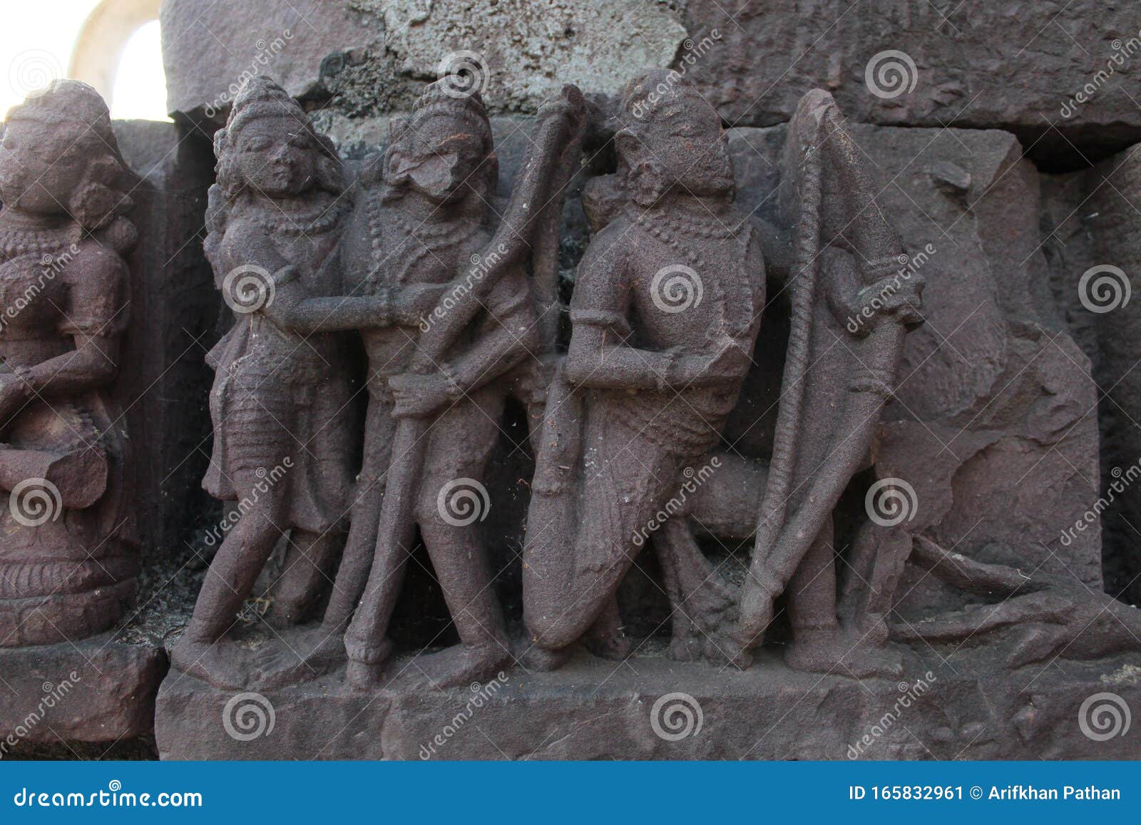 Sculpture Art History of Markanda Maharashtra India Stock Image - Image ...