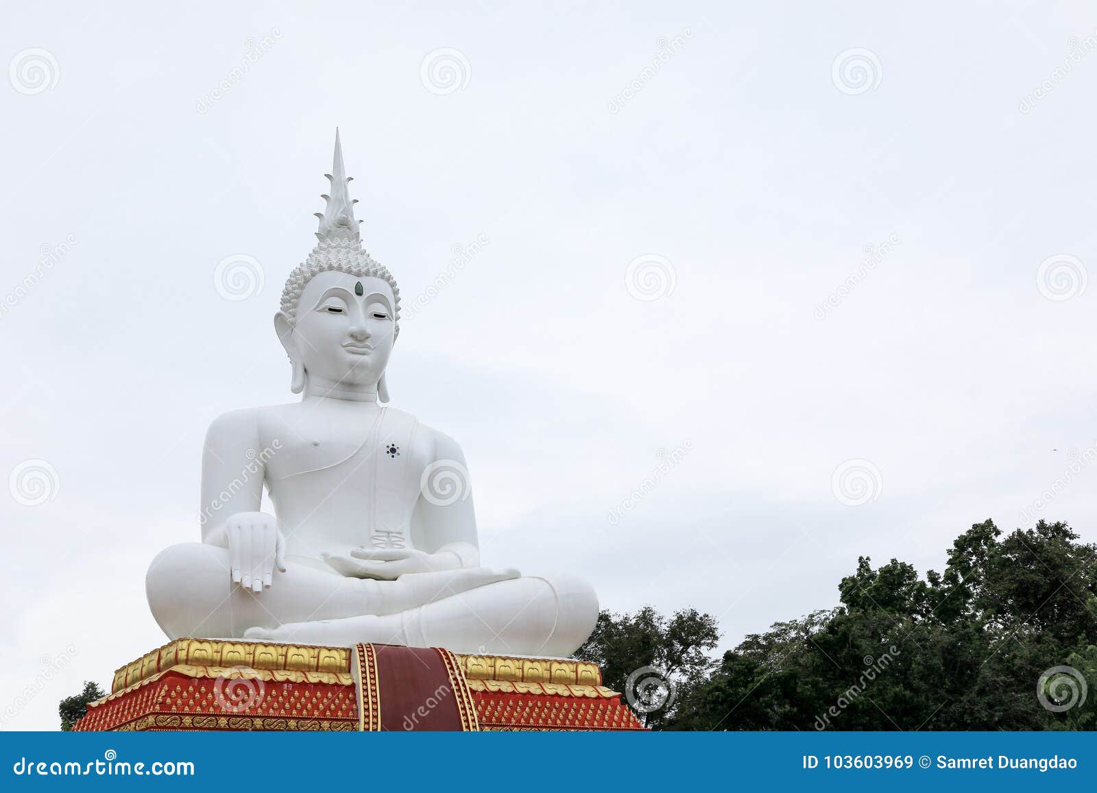 Sculpture about Buddha Image is Buddha Posture Sit on Base. Stock Image ...