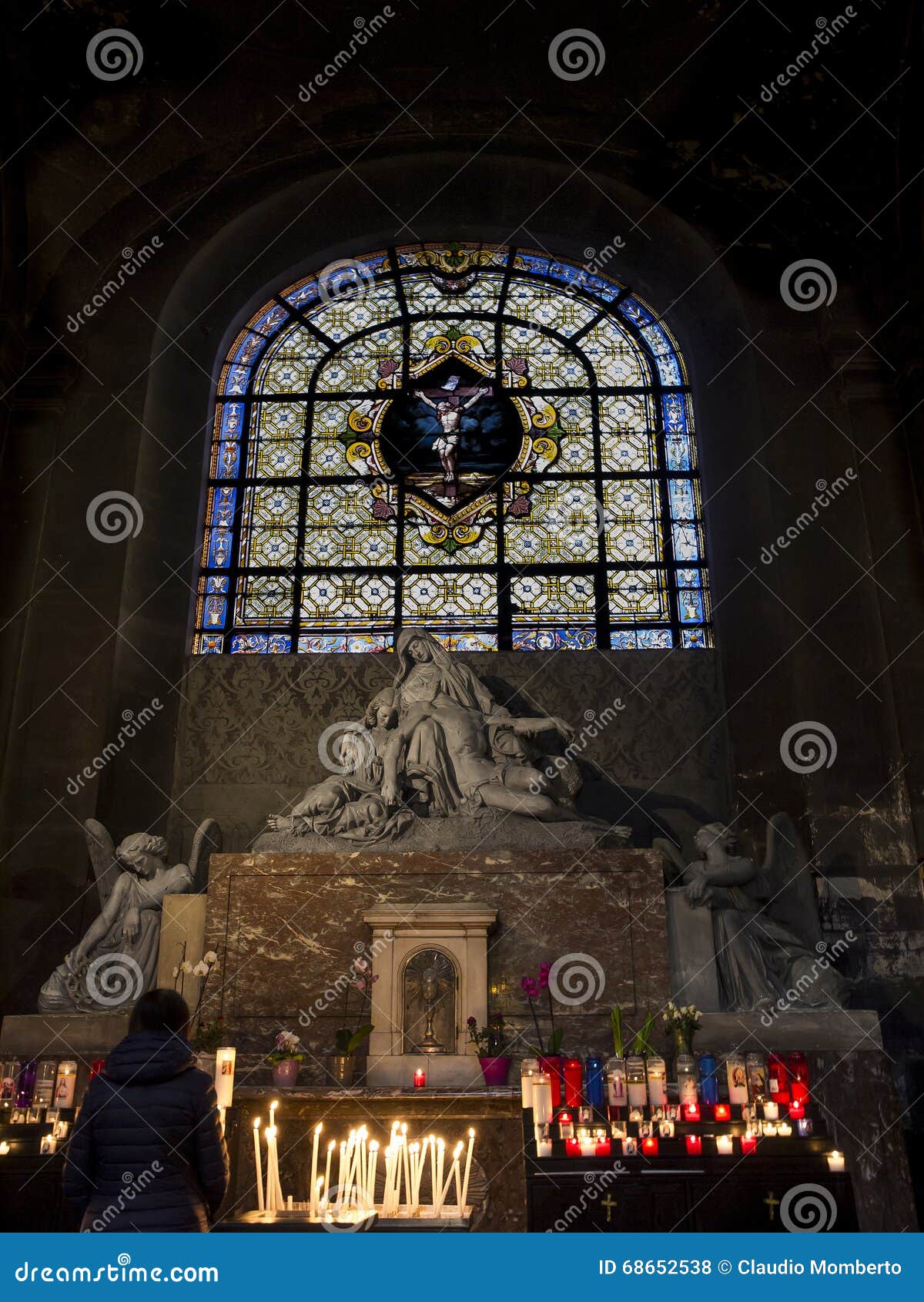 Sculpture of the Deposition Stock Photo - Image of sculpture, crucified ...
