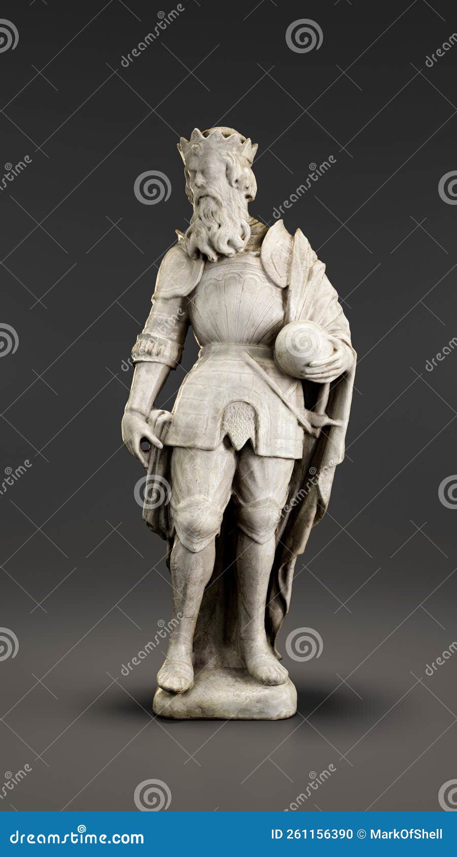 Sculpture Du Roi David Ancienne Statue D'art 3d Rendu Image éditorial ...