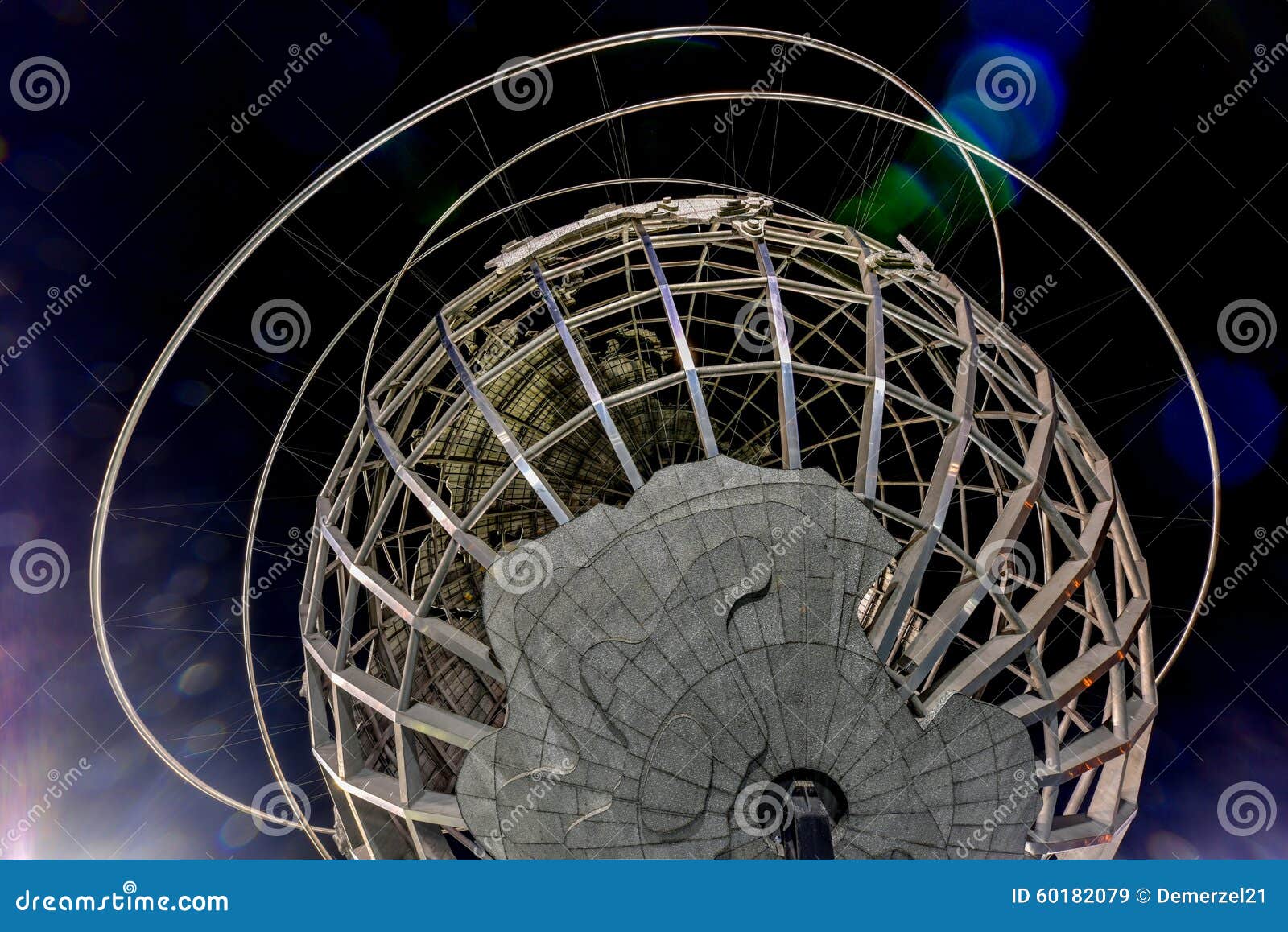 Sculpture En Unisphere - New York Image stock éditorial - Image du ...