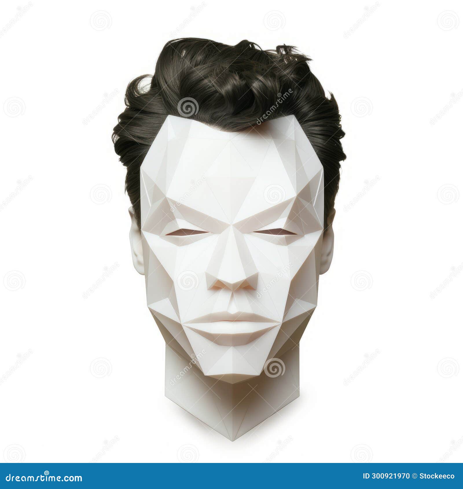 Triangular Face in Foampunk Style: a Fusion of Minimalism and ...
