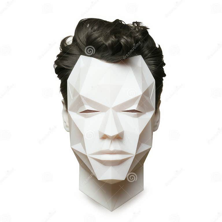 Triangular Face in Foampunk Style: a Fusion of Minimalism and ...