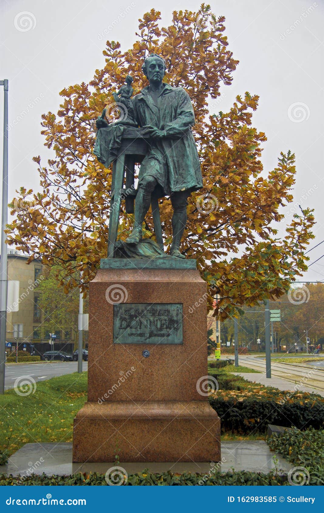 Sculpture of Georg Raphael Donner in Vienna Austria Editorial Image ...
