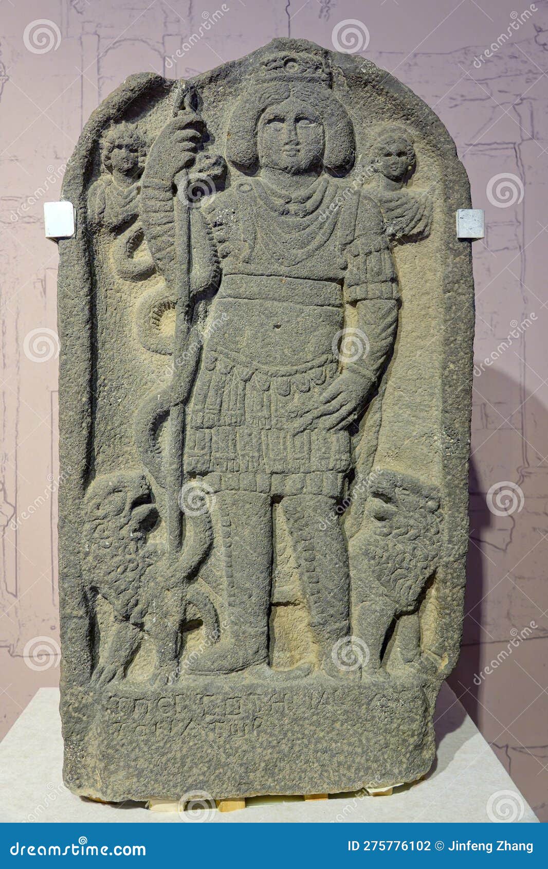 Sculpture of Goddess Atargatis Stock Photo - Image of relics ...