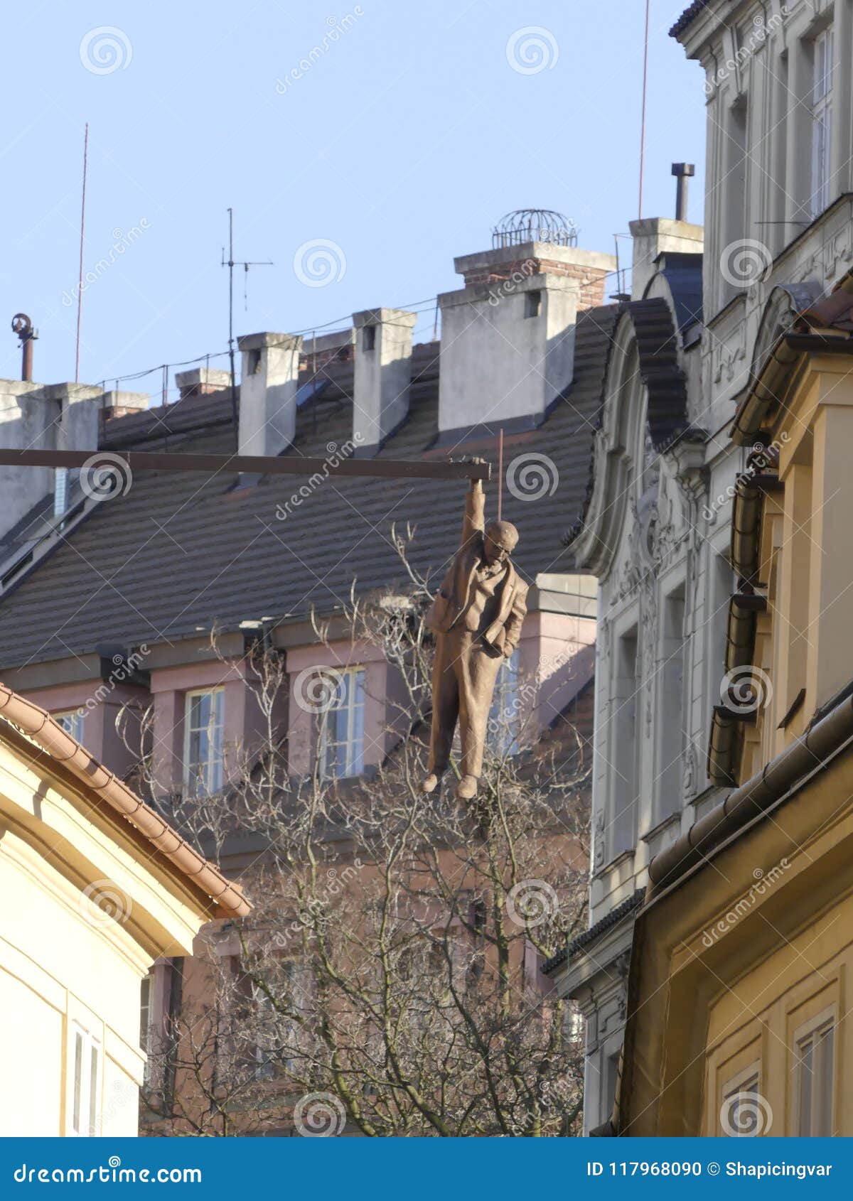 Sculpture of a Hanging Man editorial image. Image of republic - 117968090
