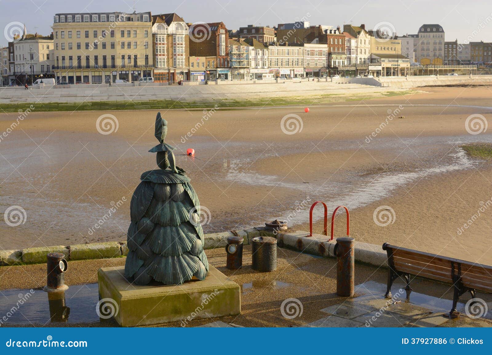 Sculpture on Harbour Side. Margate. Kent. England Editorial Photo ...