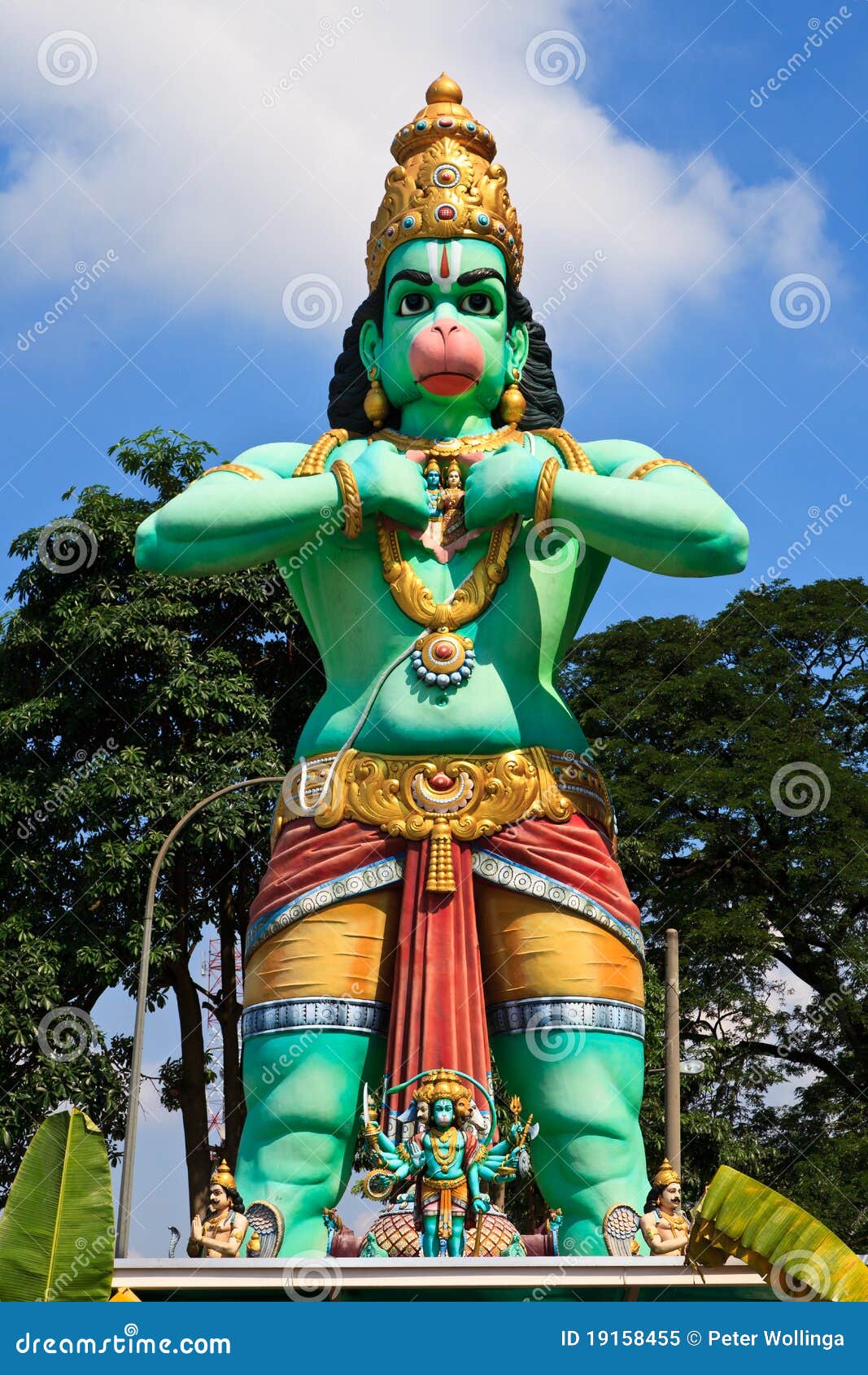 Sculpture of a hindu god stock image. Image of hindu - 19158455