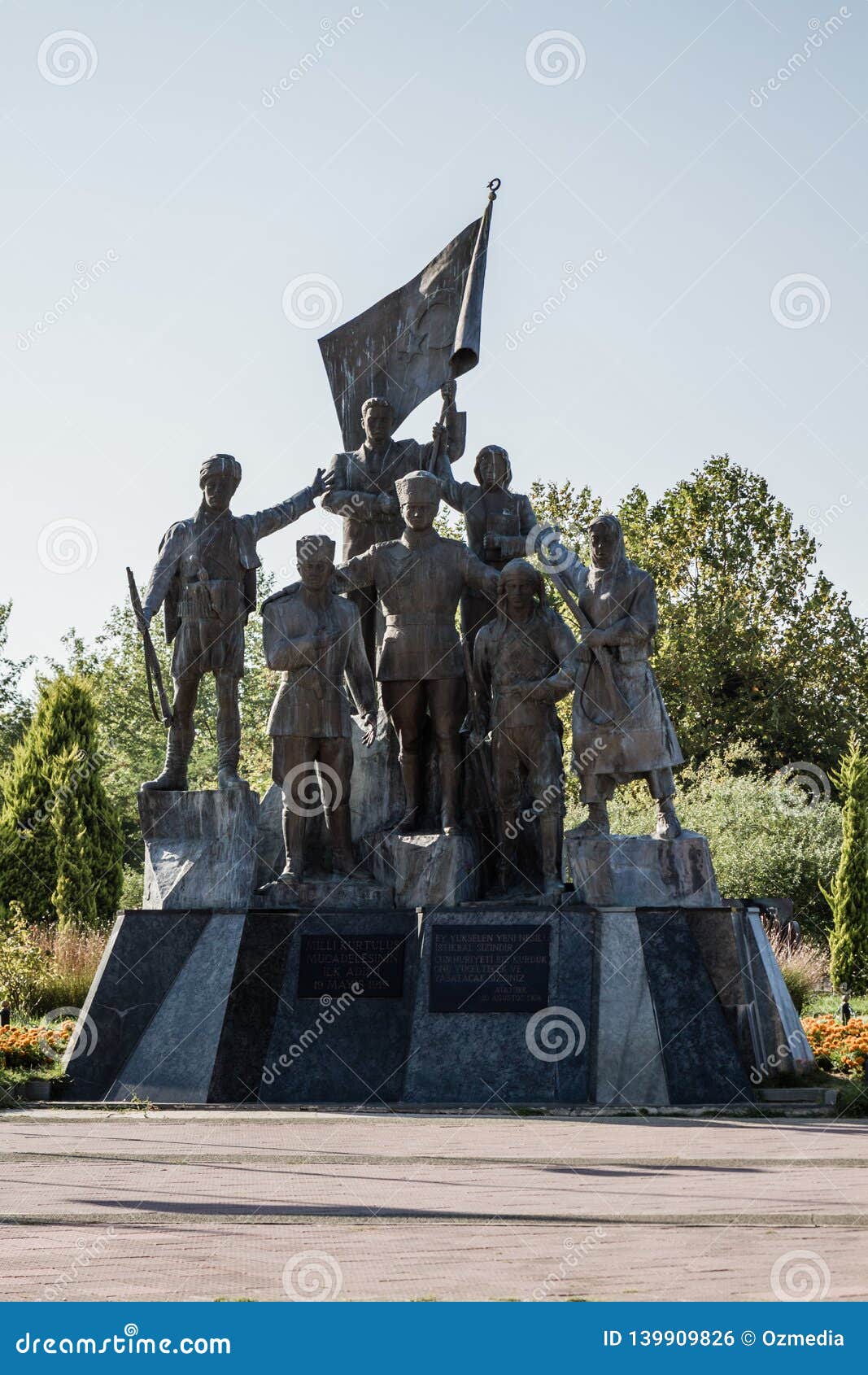 Sculpture for Independence History of Turkey Editorial Photo - Image of ...