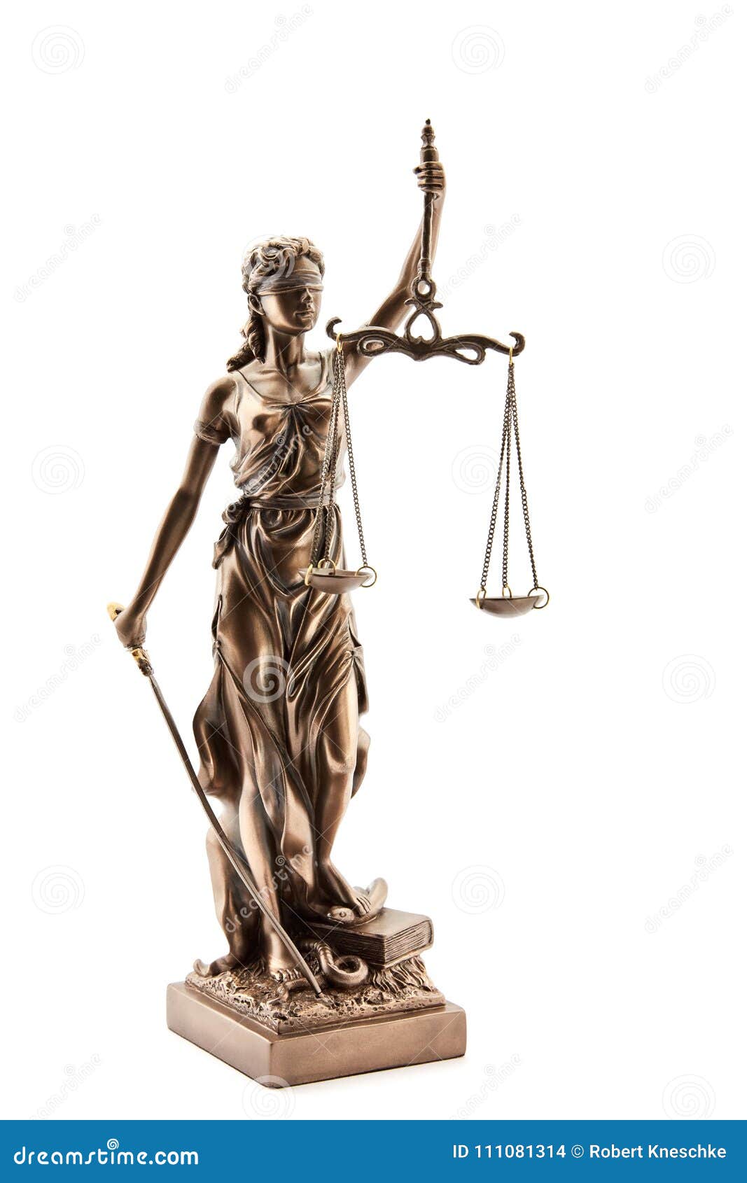 Sculpture of Justitia As a Symbol of Justice Stock Photo - Image of ...