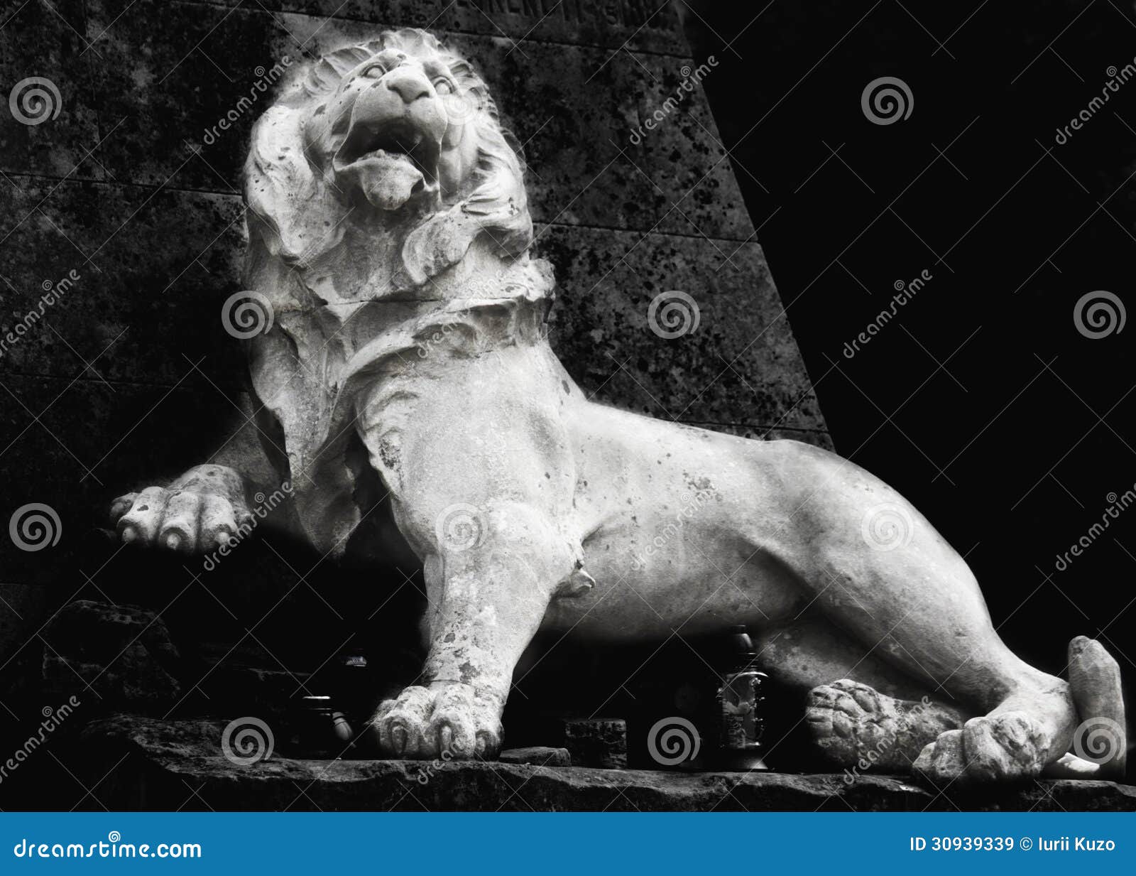 Sculpture of a Lion As a Symbol of Strength and Greatness Stock Image ...