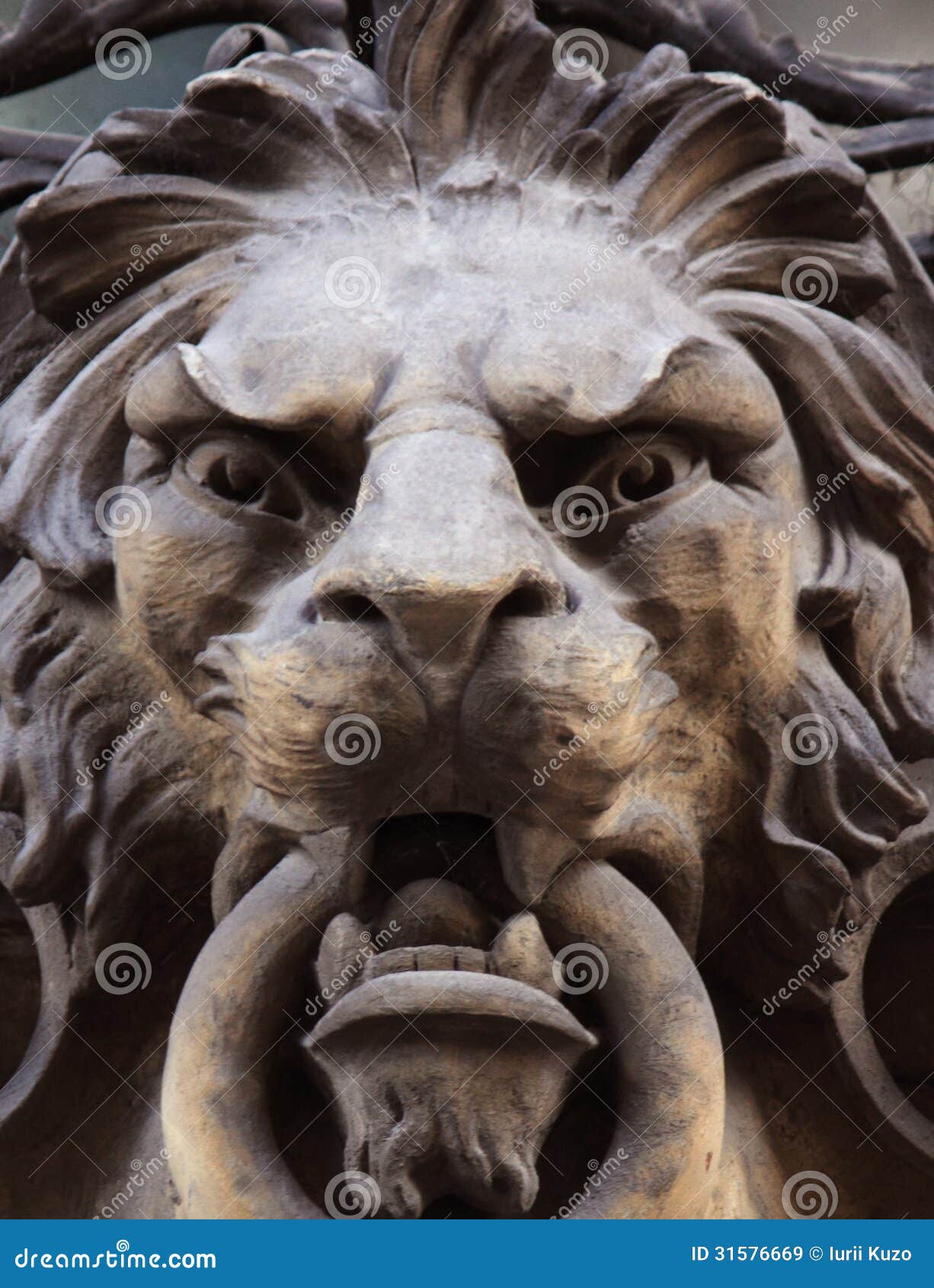 Sculpture of a Lion As a Symbol of Strength Stock Image - Image of ...