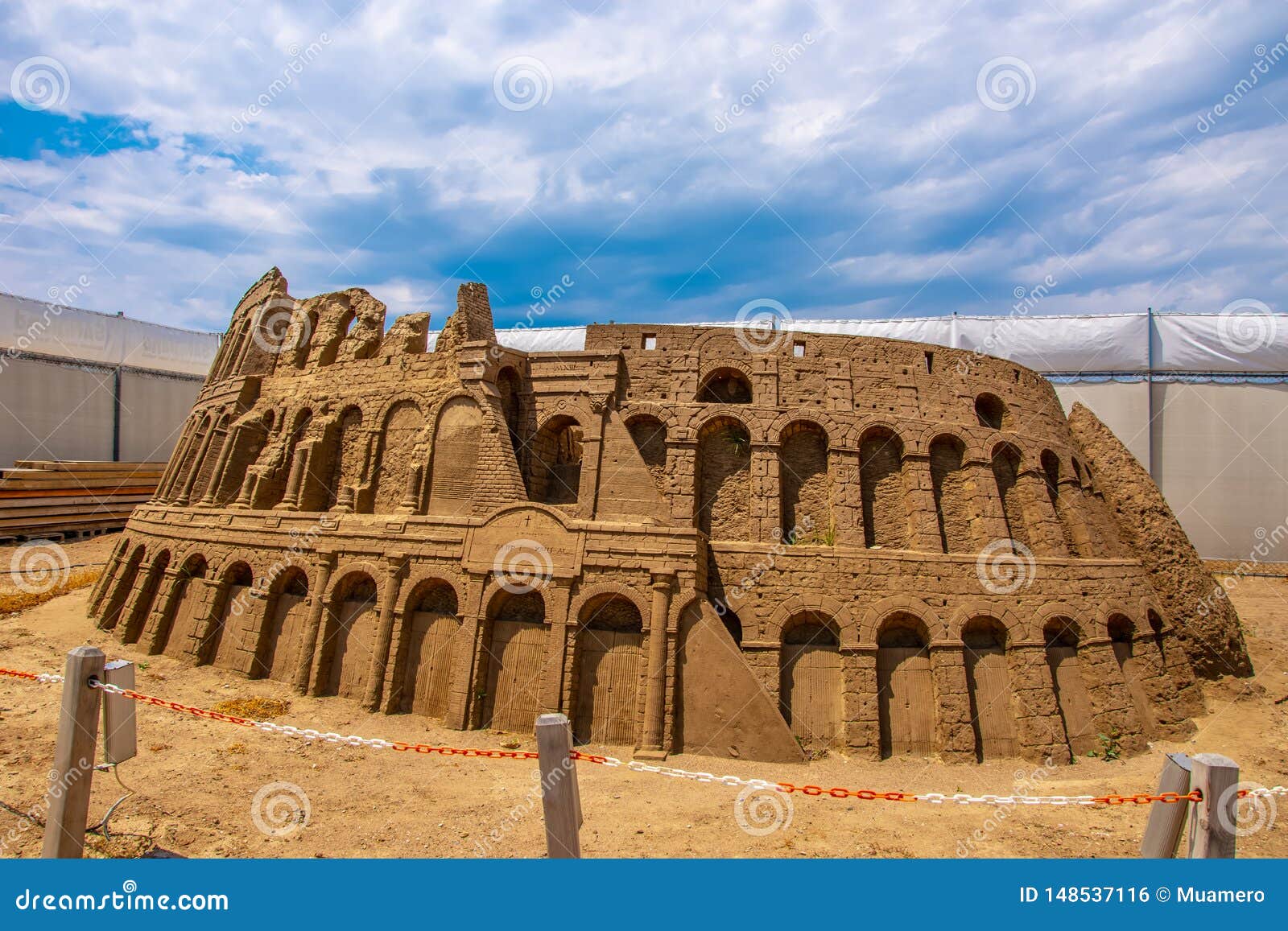 Sculpture Made of Sand in the Sand Sculpture Museum in Antalya ...