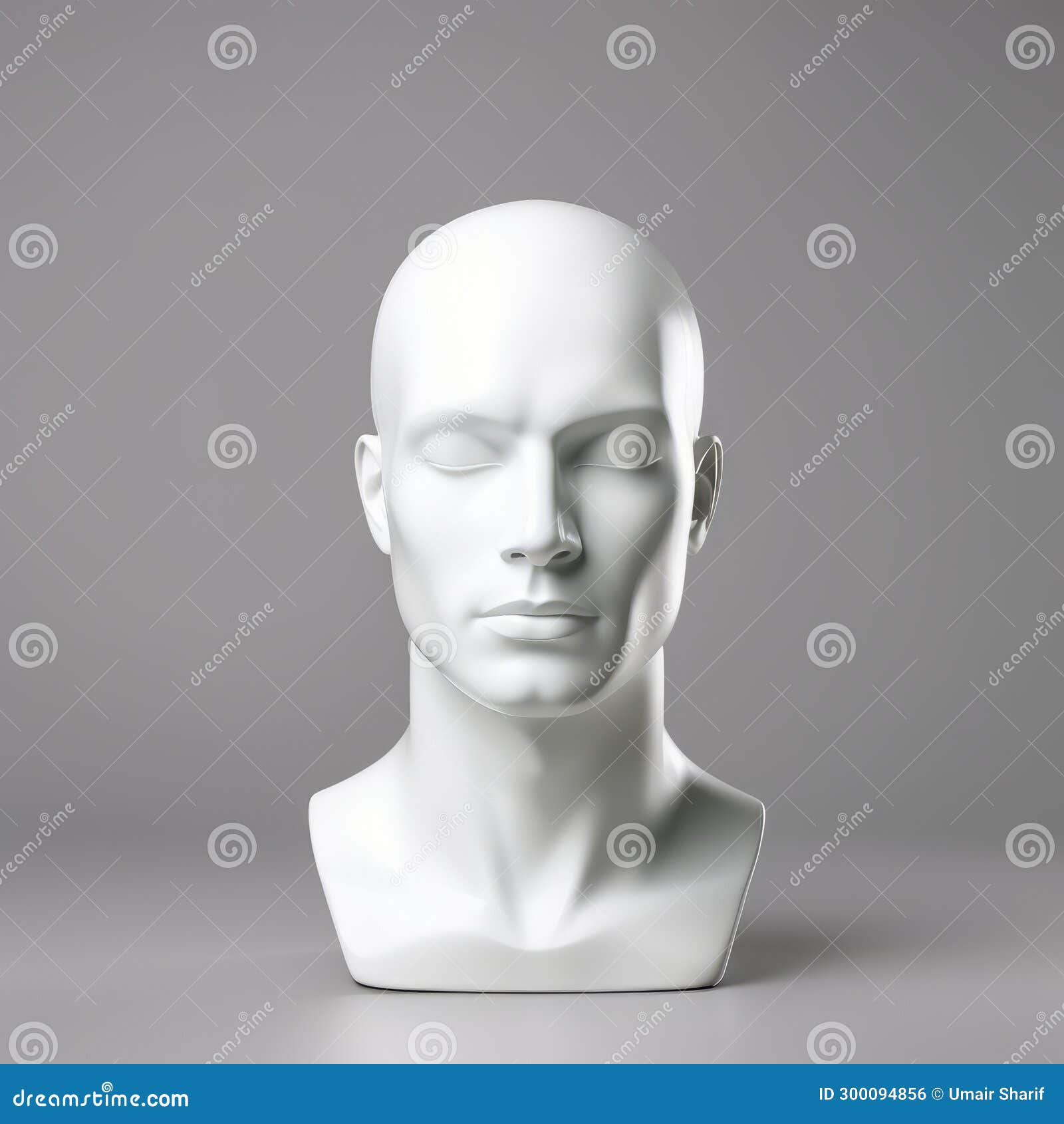 Sculpture of a male face stock illustration. Illustration of human ...