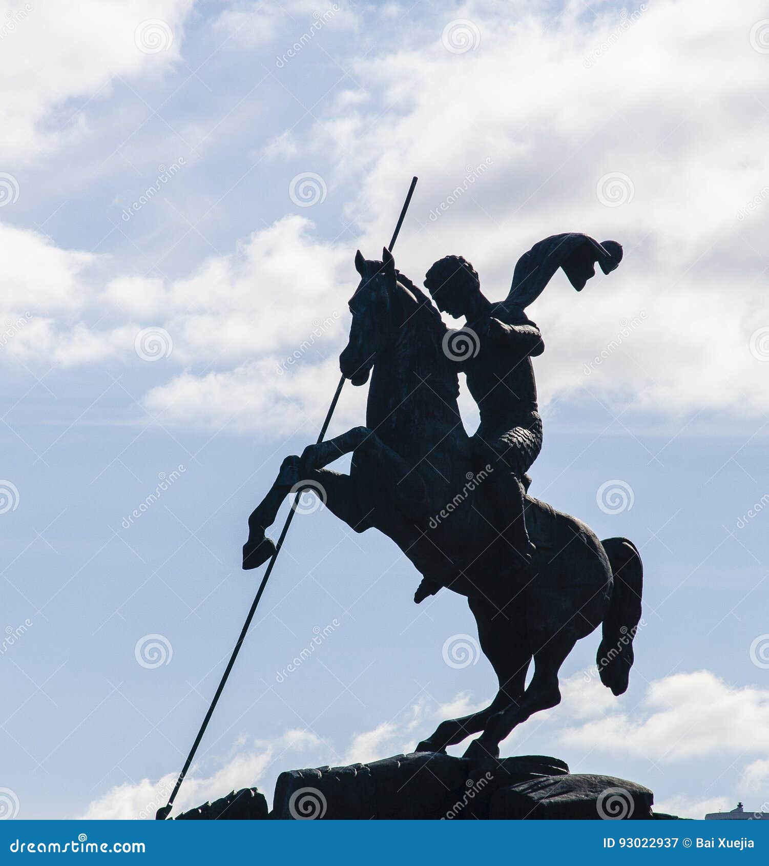 The Sculpture of the Monument in Moscow Victory Square Editorial ...