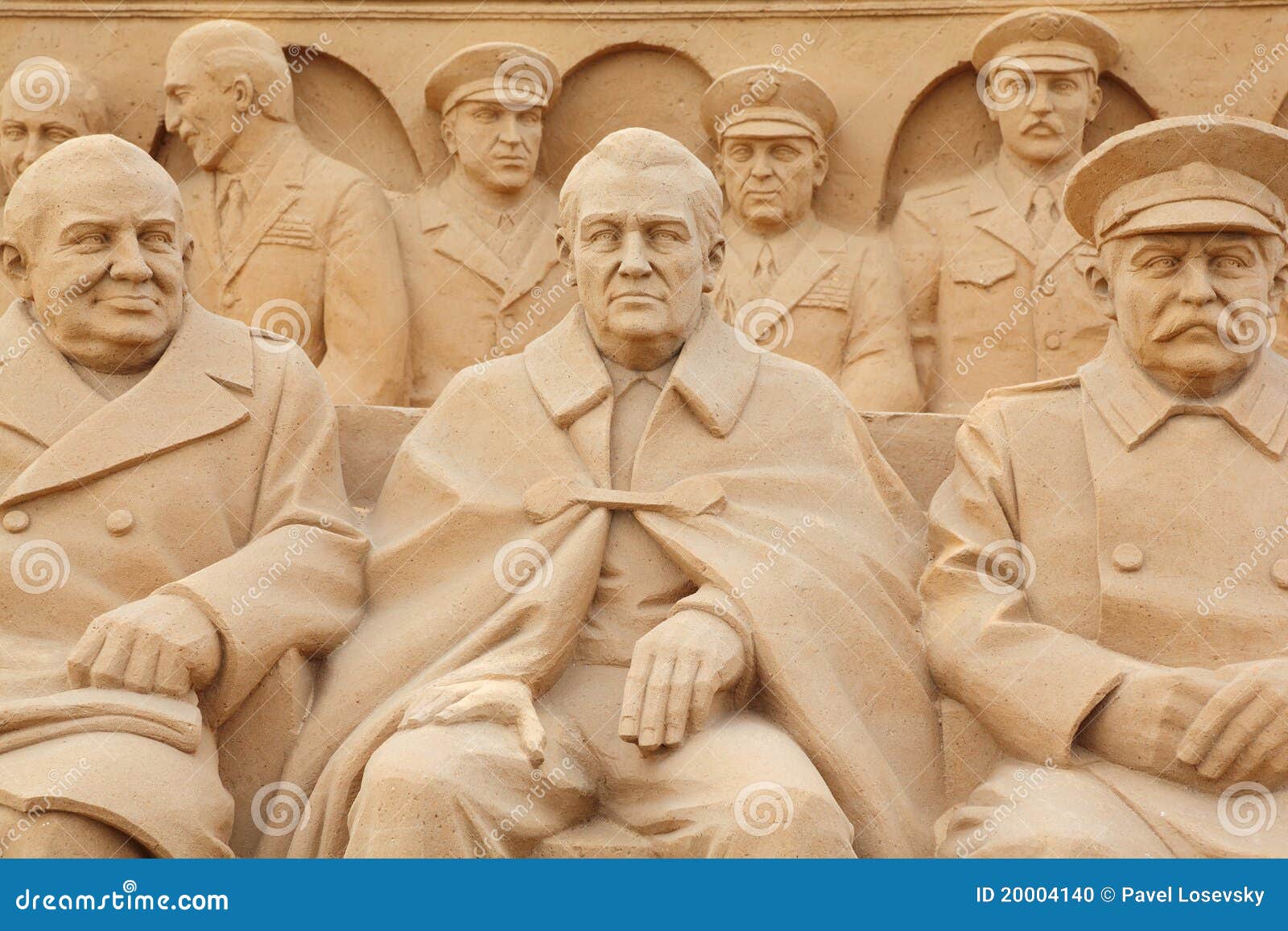 Sculpture Politicians on Exhibition Center Editorial Image - Image of ...