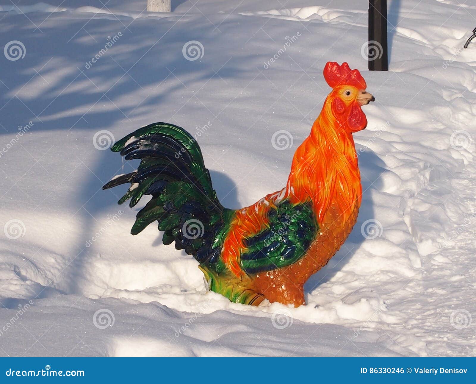 Ice Sculpture Of A Rooster Stock Photography | CartoonDealer.com #171376922