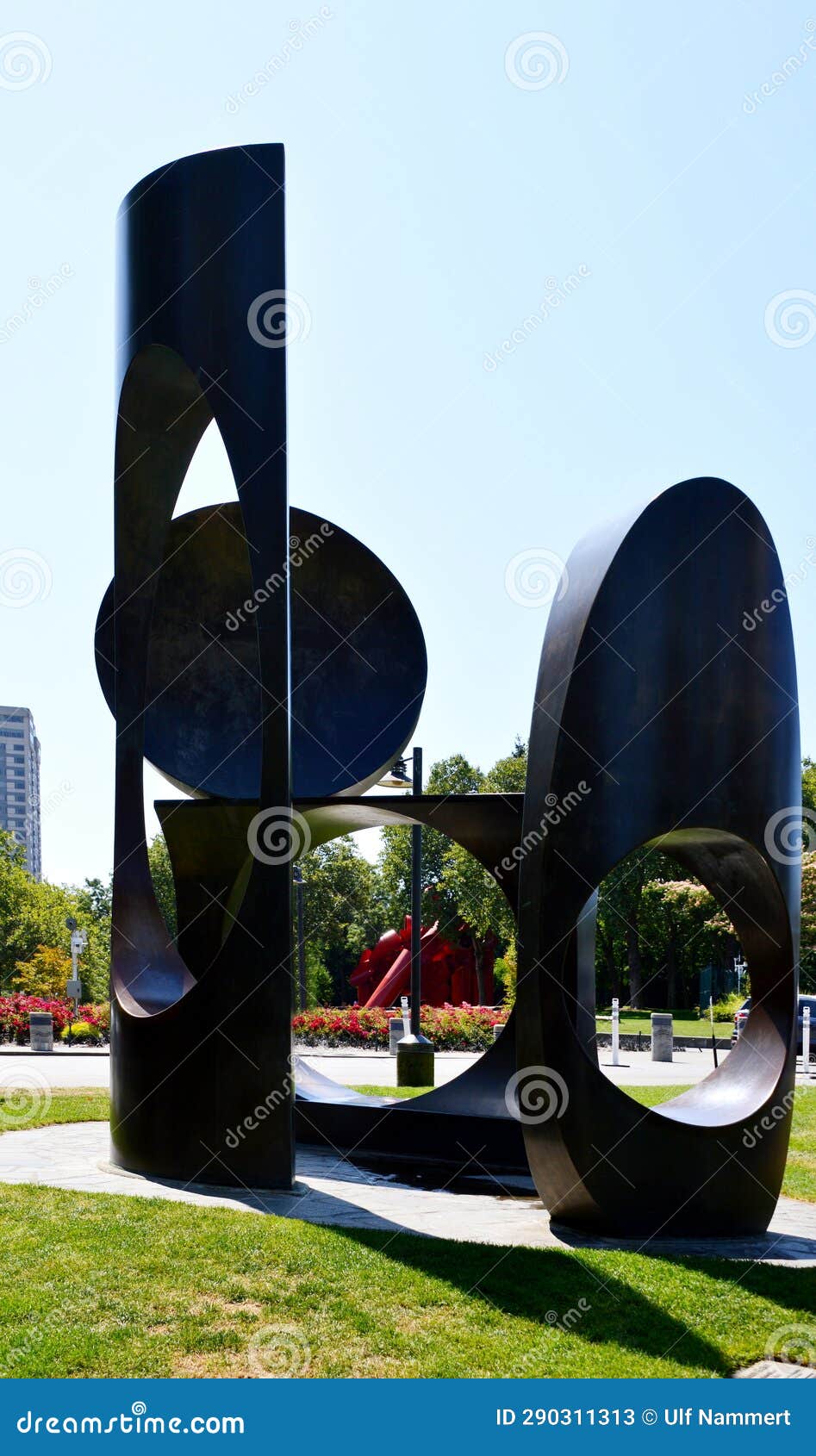 Sculpture at the Seattle Center, Washington Editorial Stock Photo ...