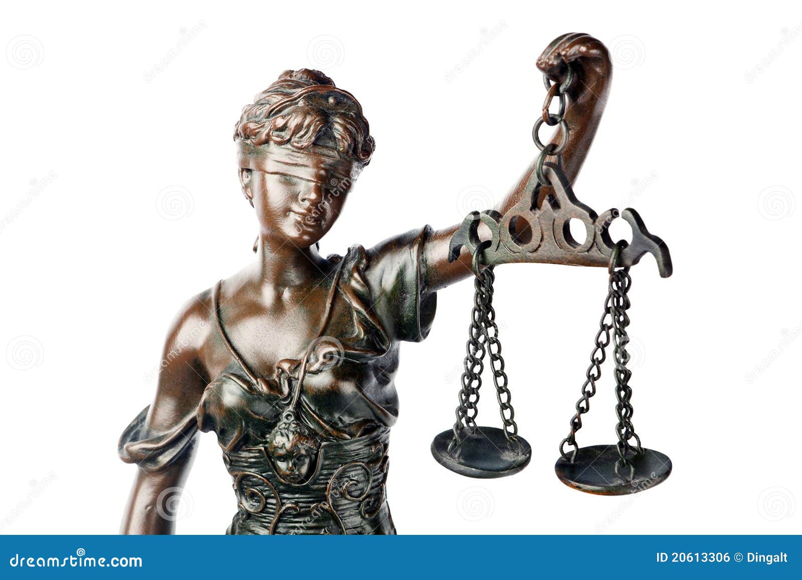 Sculpture Of Themis Goddess, The Symbol Of Law, Justice And Balance ...