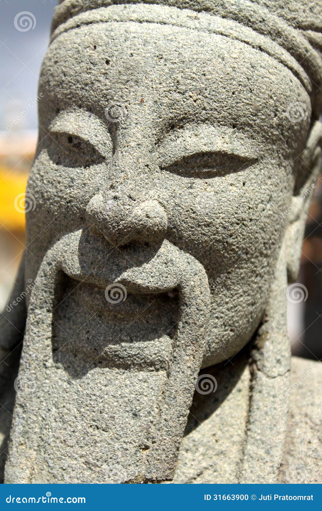 Sculpture in Wat Pho stock photo. Image of antiquarian - 31663900