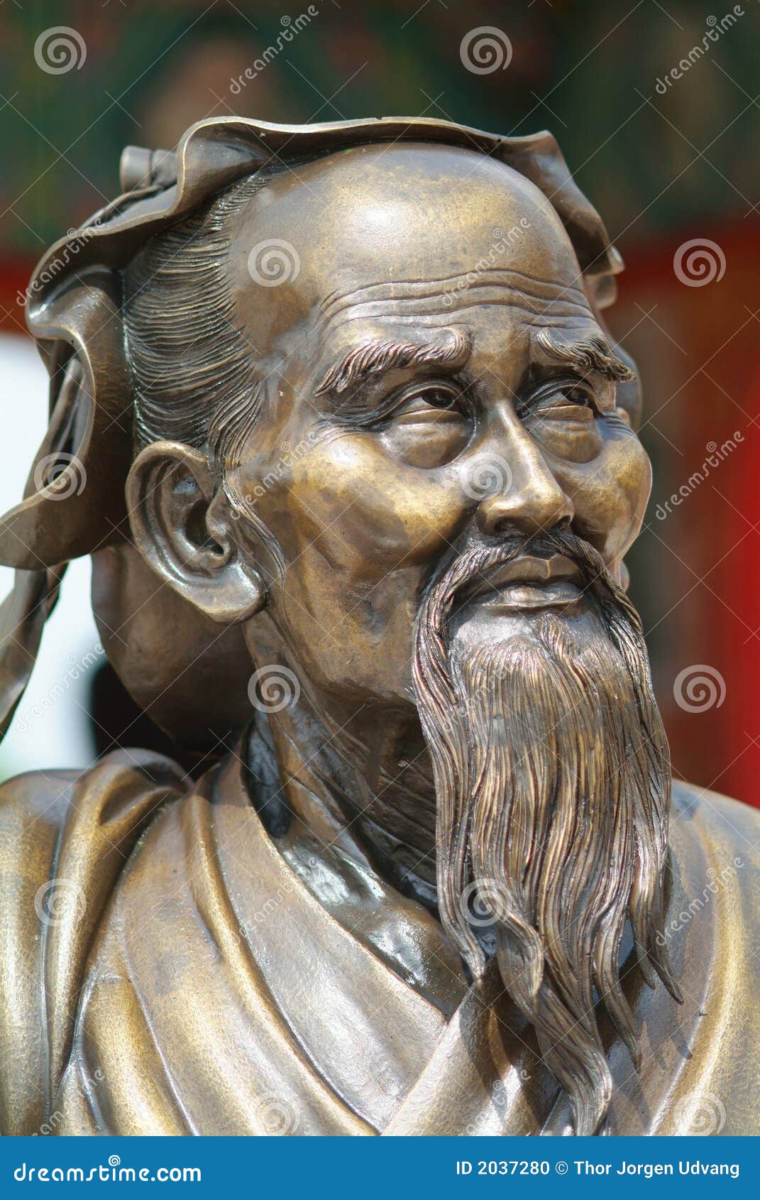 Sculpture of a wise man stock photo. Image of head, wise - 2037280