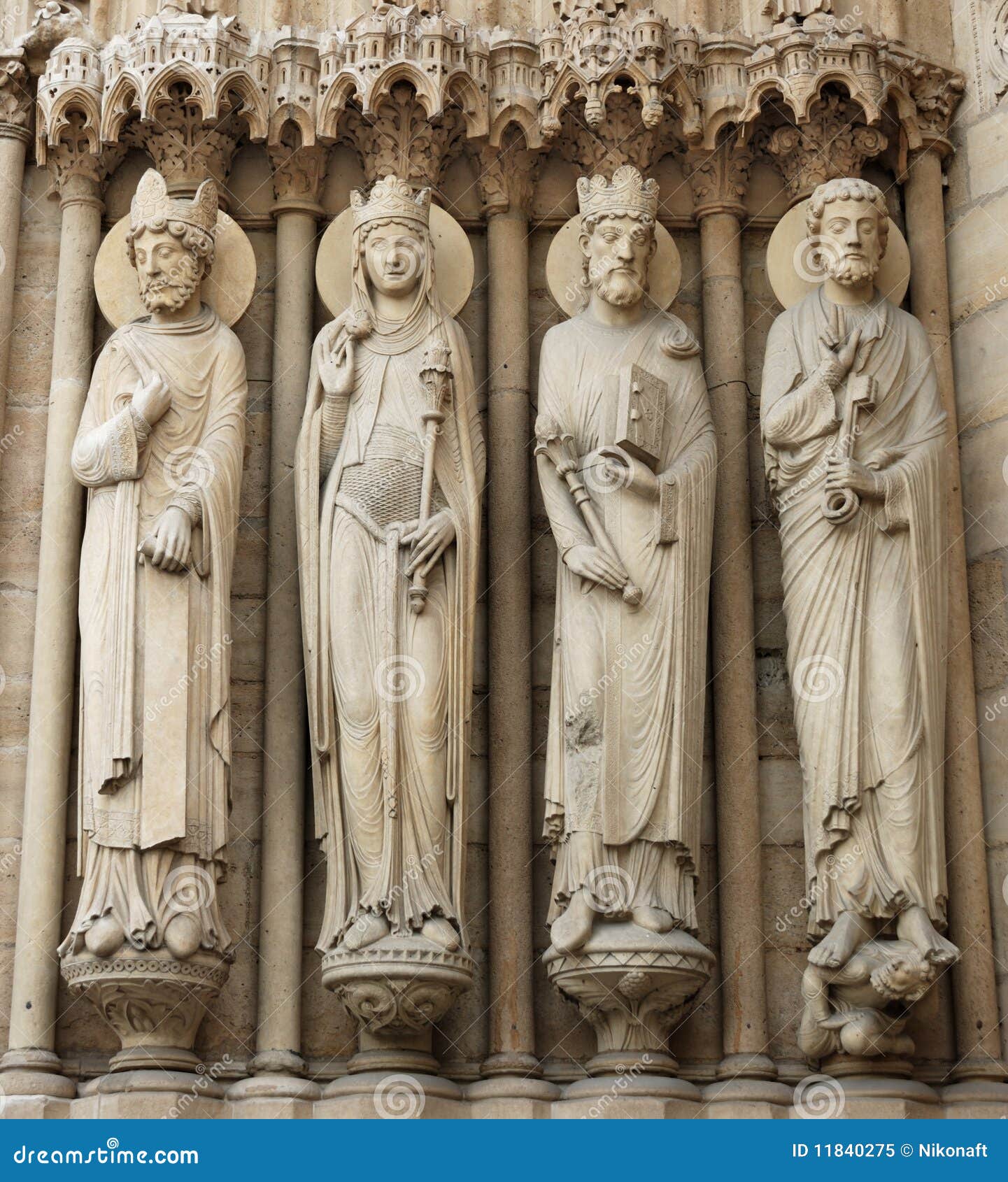 Sculptures. stock image. Image of gothic, monumental - 11840275