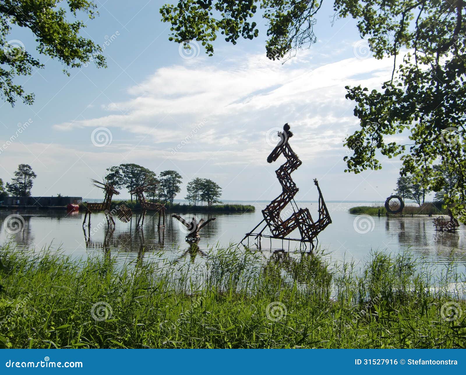 Sculptures at Juodkrantė (Lithuania) Stock Photo - Image of curonian ...