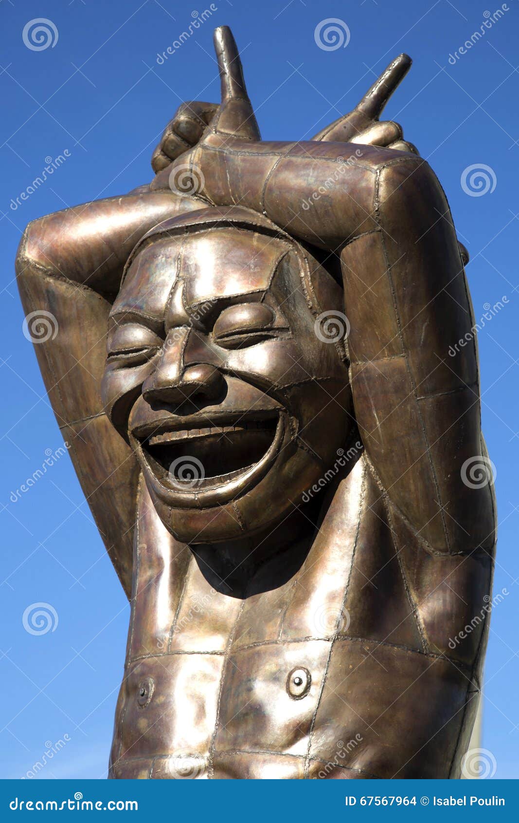 Scultura Di Risata a Vancouver Immagine Stock Editoriale - Immagine di ...