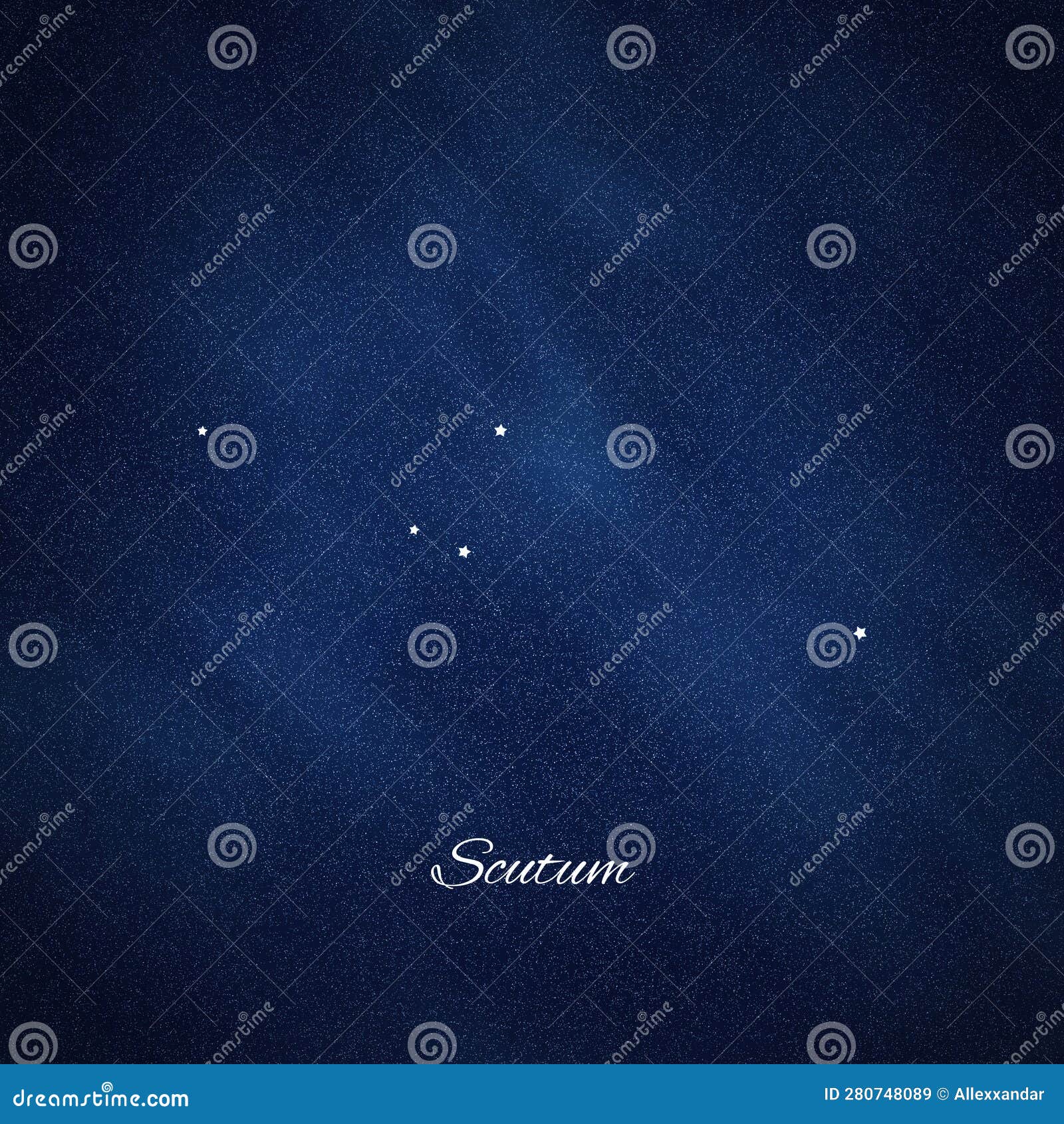 Scutum Constellation, Cluster of Stars, Shield of Sobieski, Shield ...