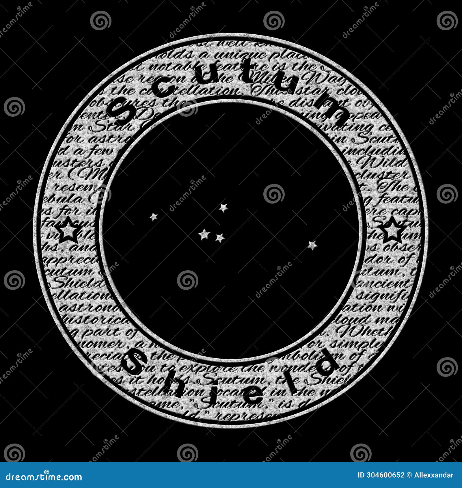 Scutum Constellation. Starry Night Sky. Cluster Of Stars, Galaxy. Deep ...