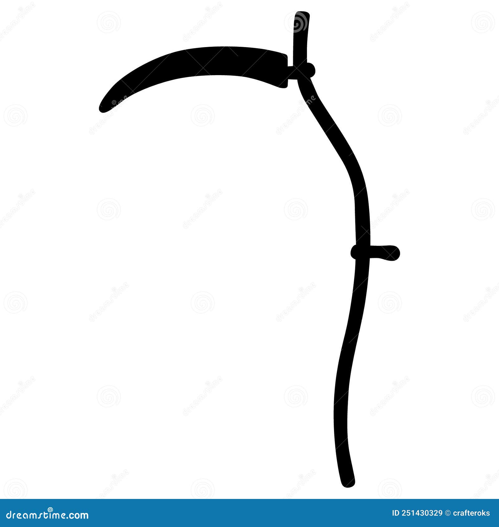 Scythe EPS Vector File Digital Download Stock Vector - Illustration of ...